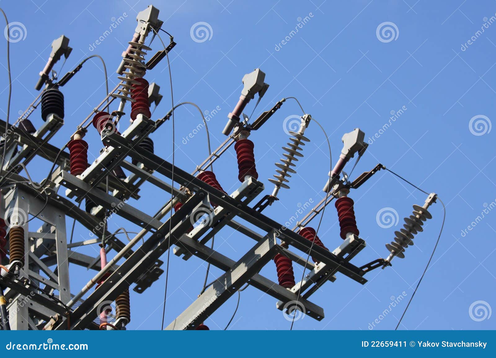 Electricity Power Station stock image. Image of line - 22659411
