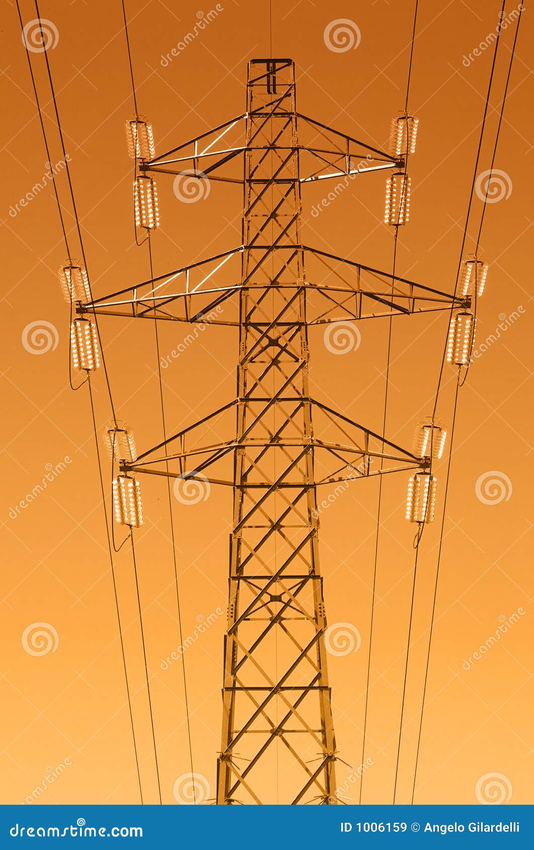 Electricity pylon stock image. Image of powerline, electricity - 1006159