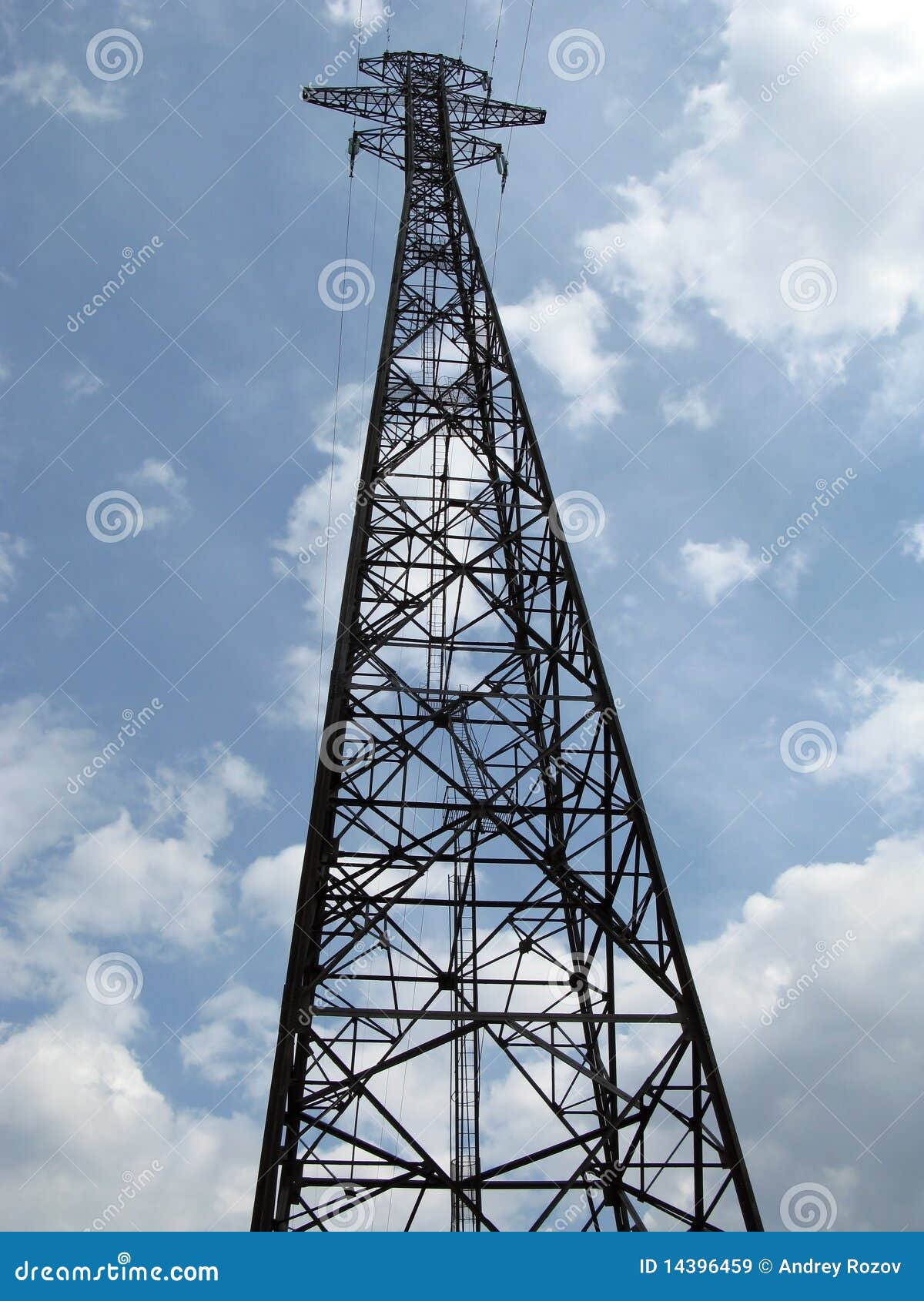Electricity pylon stock image. Image of electrosupply - 14396459