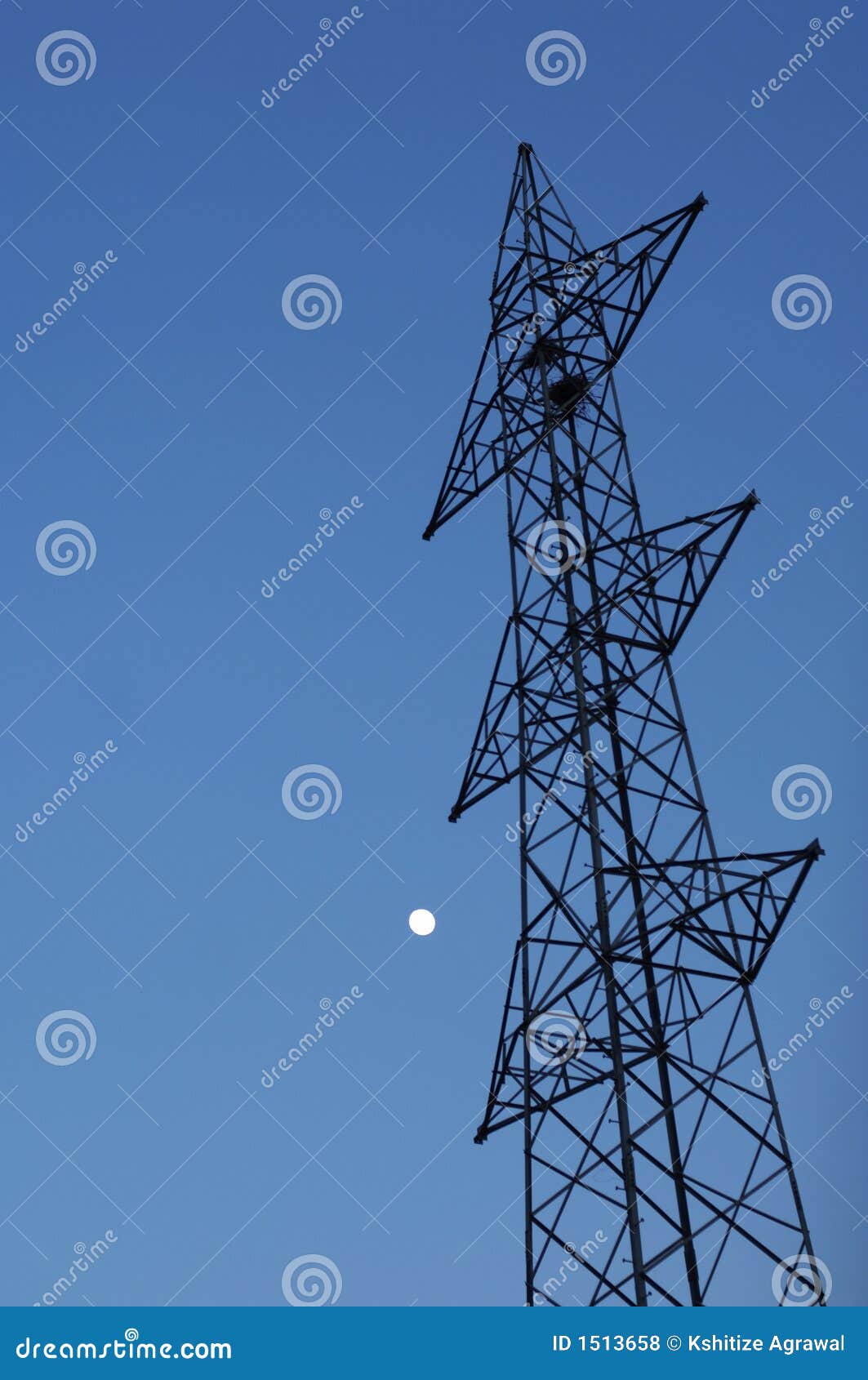 Electricity pylon stock photo. Image of electricity, angle - 1513658