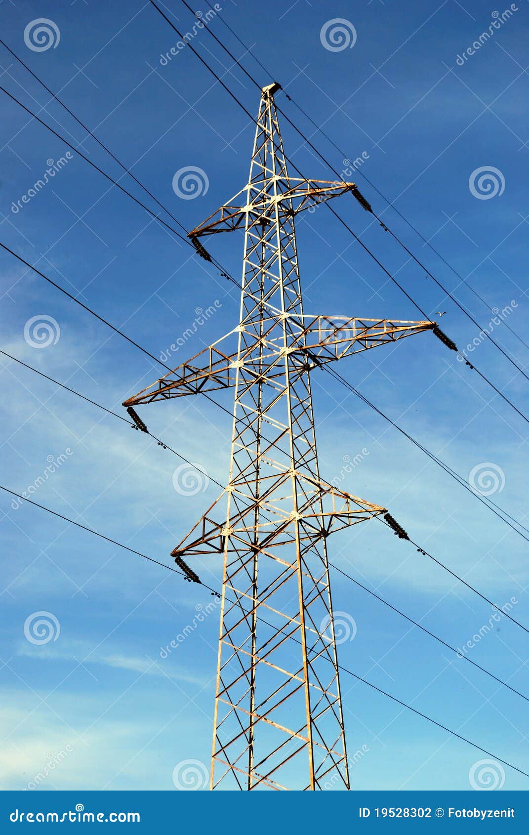 Electricity pylon stock photo. Image of fuel, steel, city - 19528302