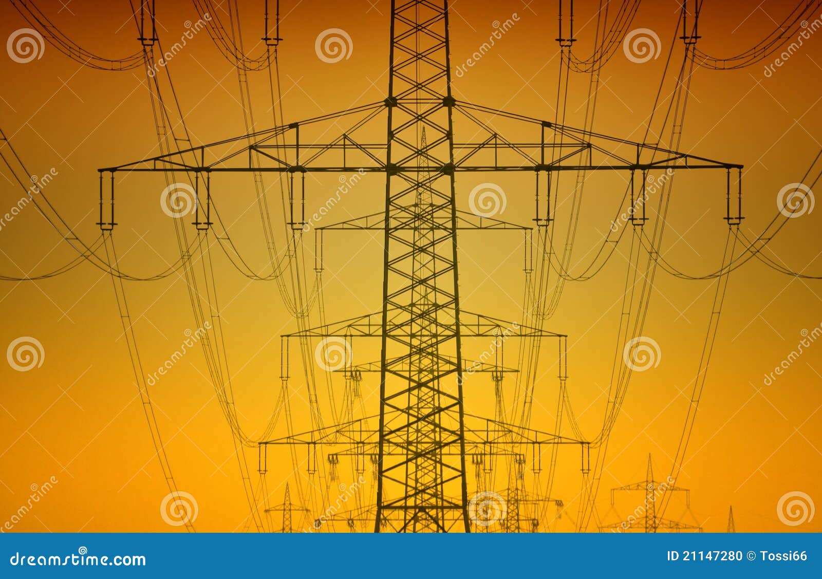 Electricity pylon stock photo. Image of alternative, strom - 21147280