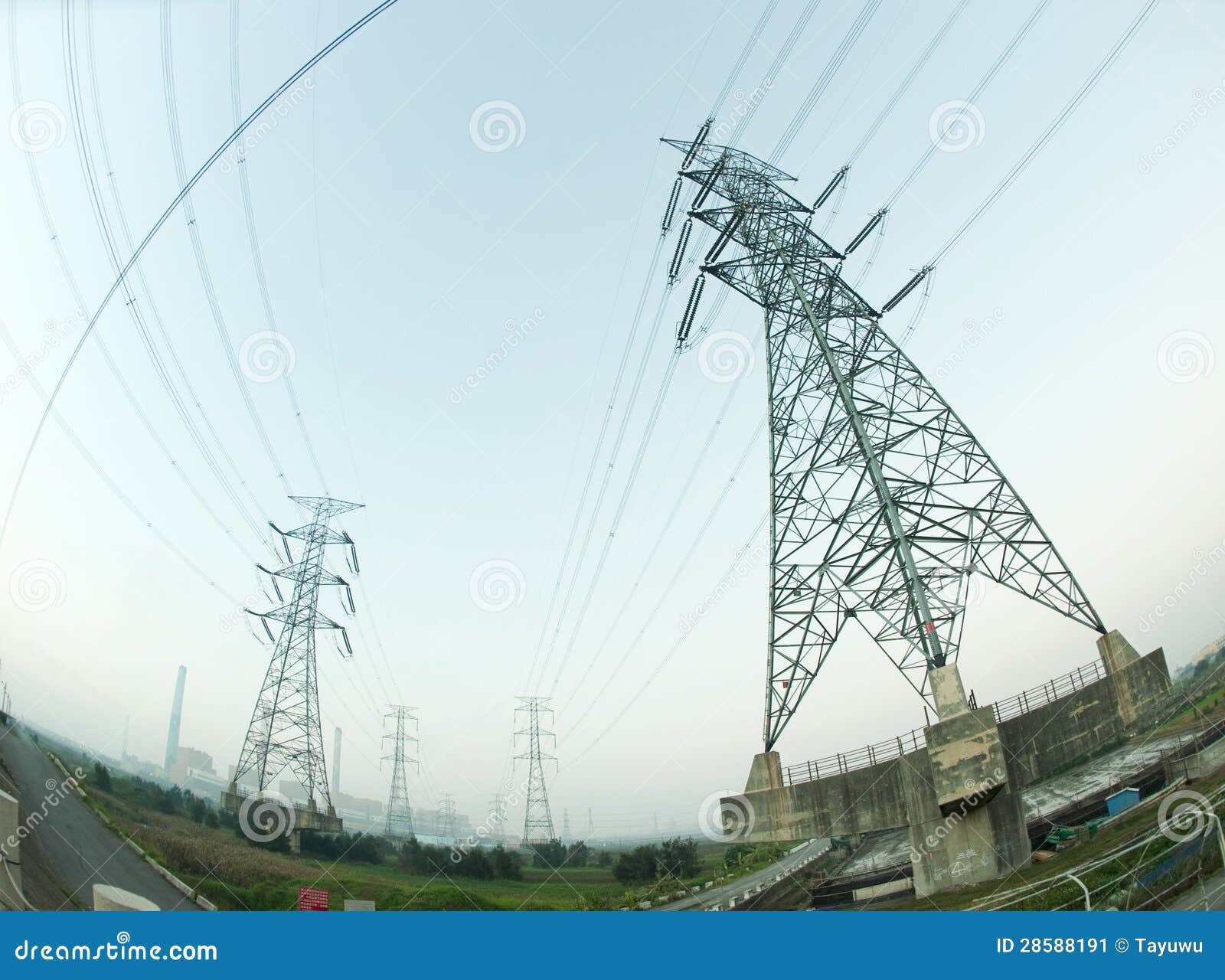 Electricity pylon stock image. Image of generation, iron - 28588191