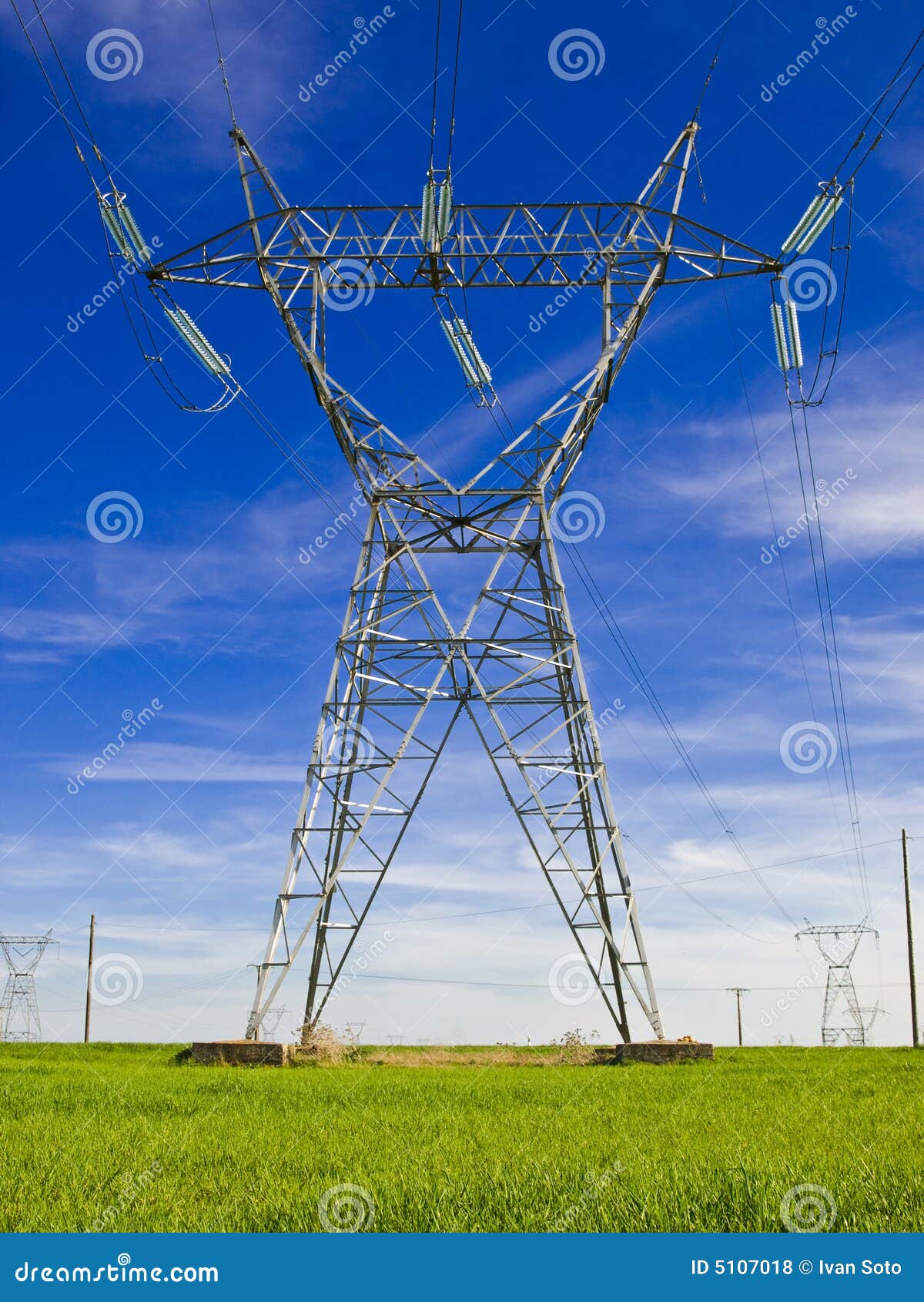 Electricity pylon stock photo. Image of tower, alternative - 5107018