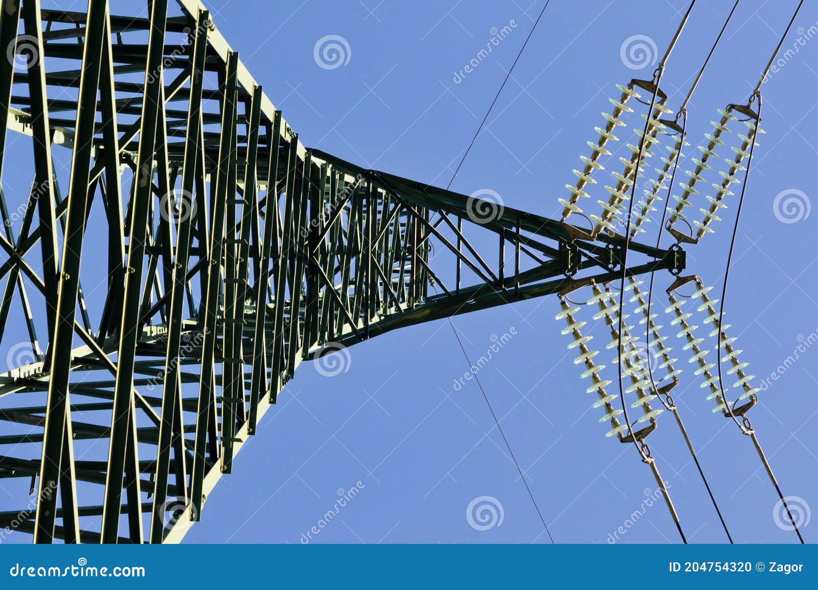 Structure of an Electricity Pylon Stock Photo - Image of italy ...
