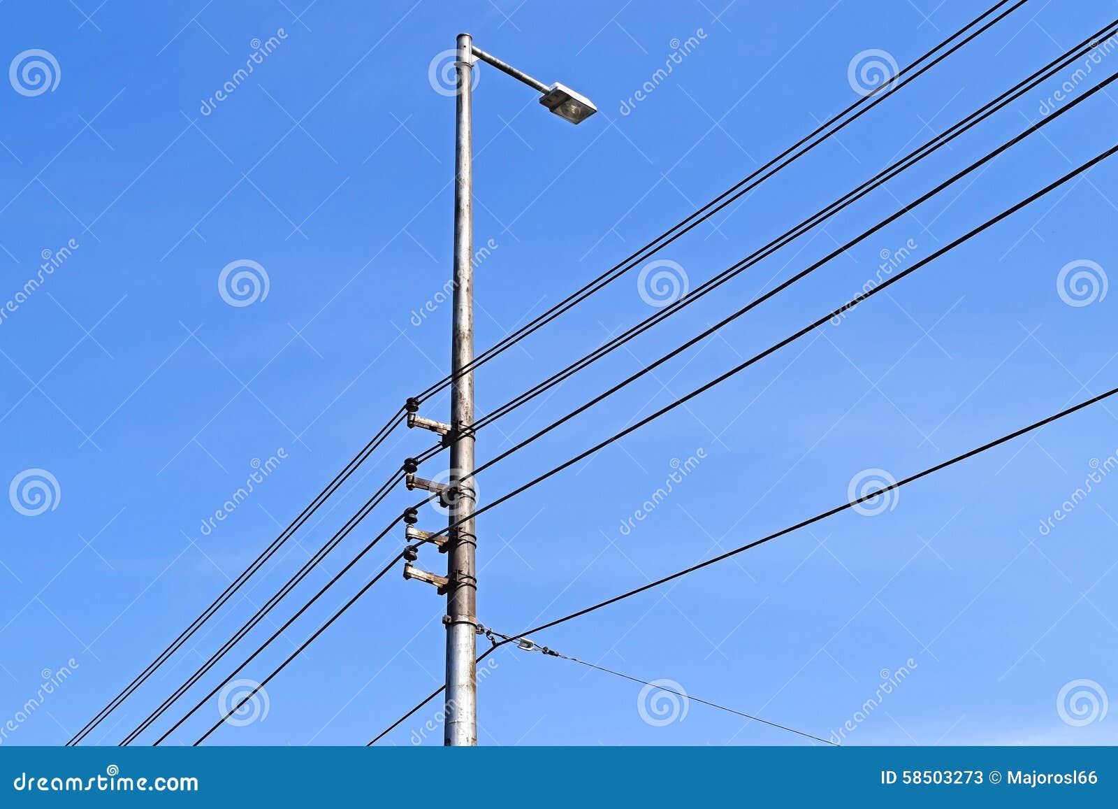 Electricity pylon stock image. Image of danger, angle - 58503273