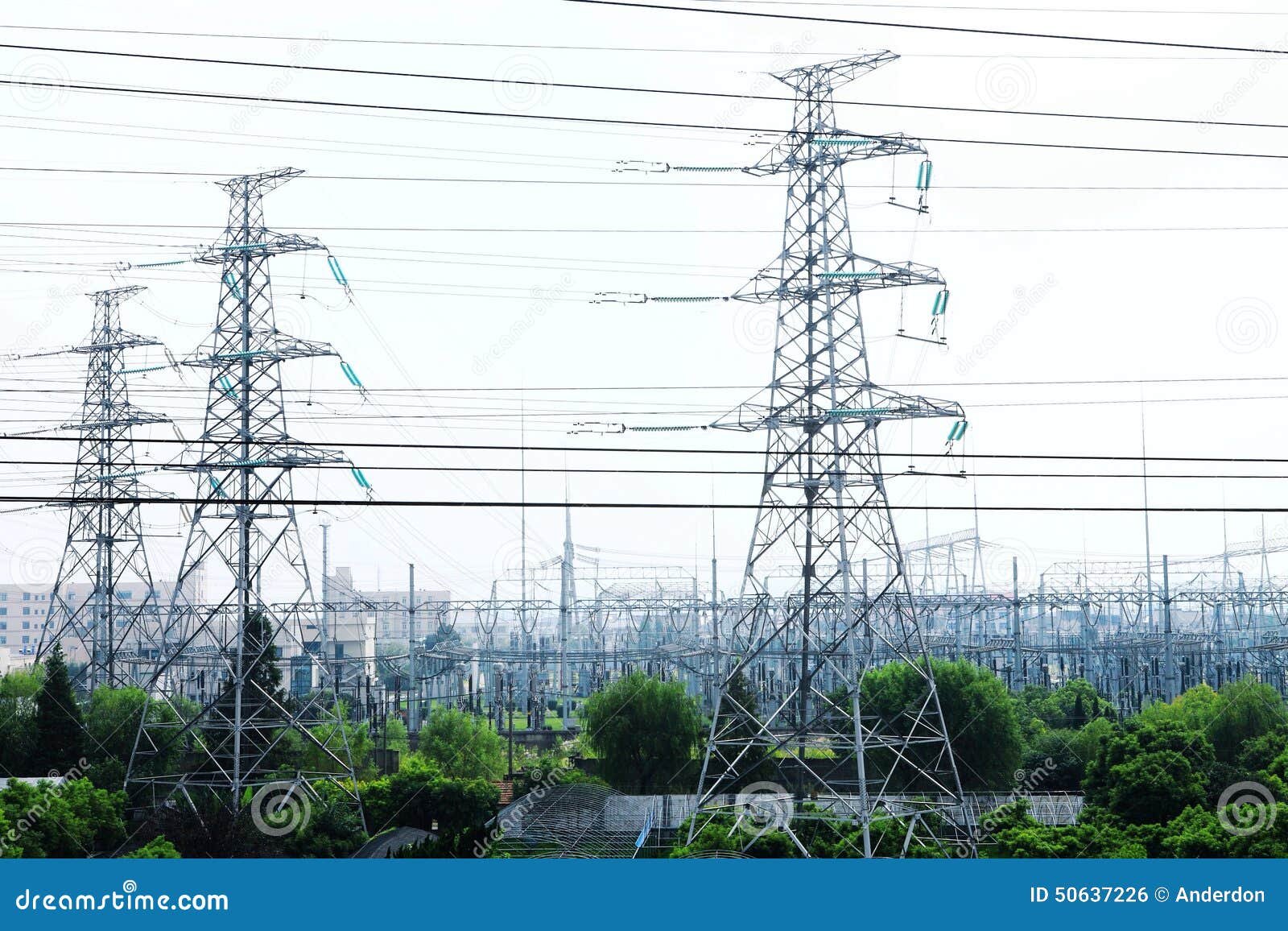 Electricity pylon editorial photo. Image of danger, current - 50637226