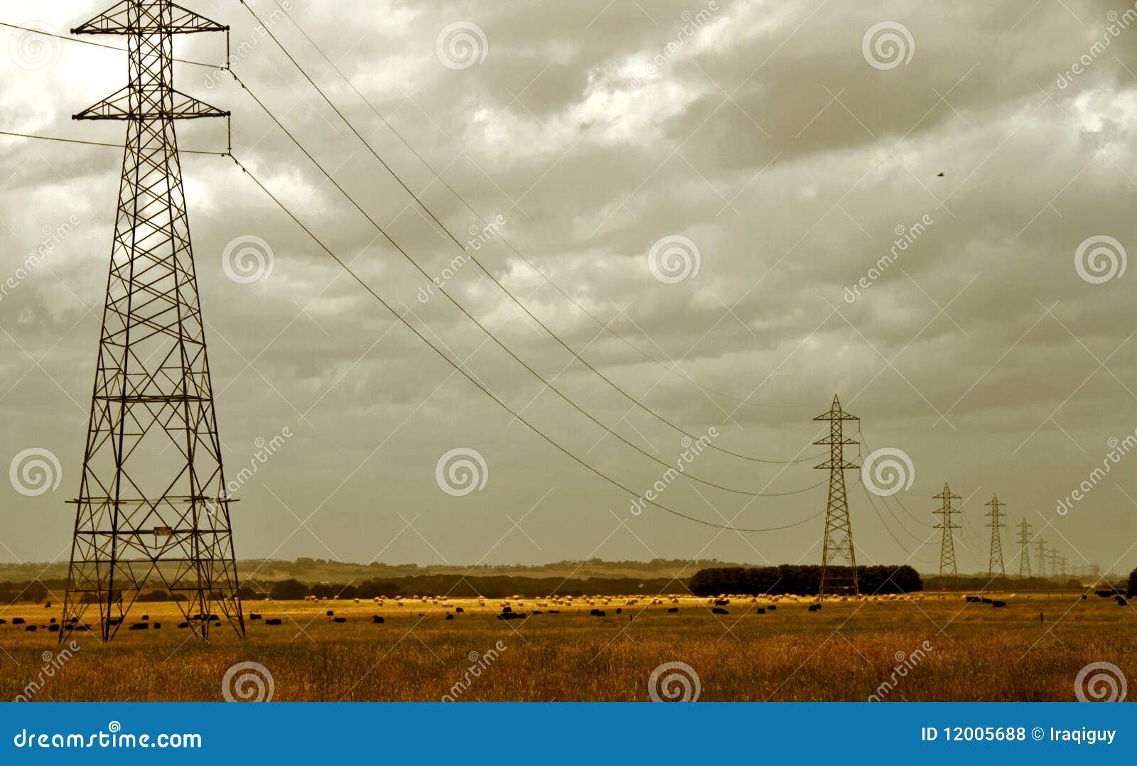 Electricity Pylons Royalty-Free Stock Photo | CartoonDealer.com #18087573