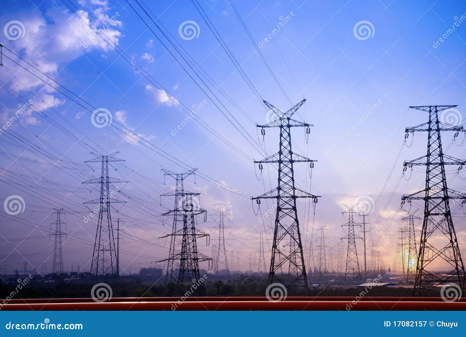Electricity Pylons Royalty-Free Stock Photo | CartoonDealer.com #18087573