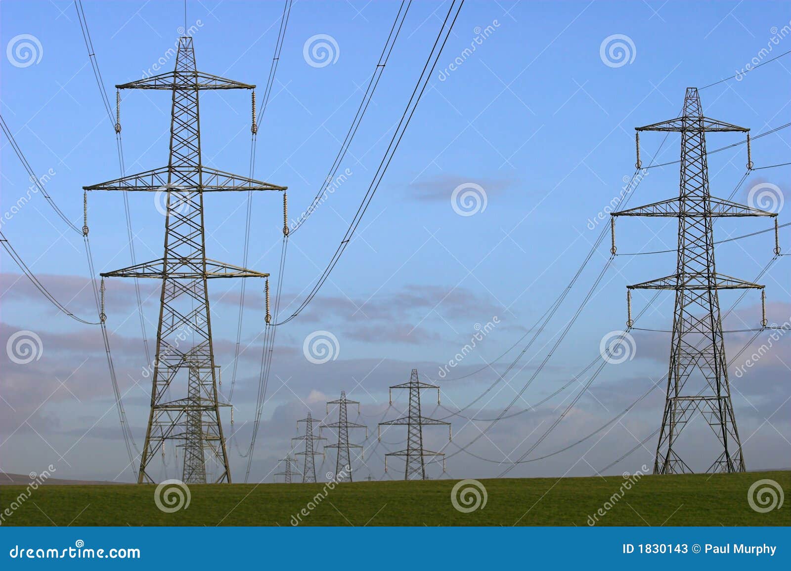Electricity Pylons Royalty-Free Stock Photo | CartoonDealer.com #18087573
