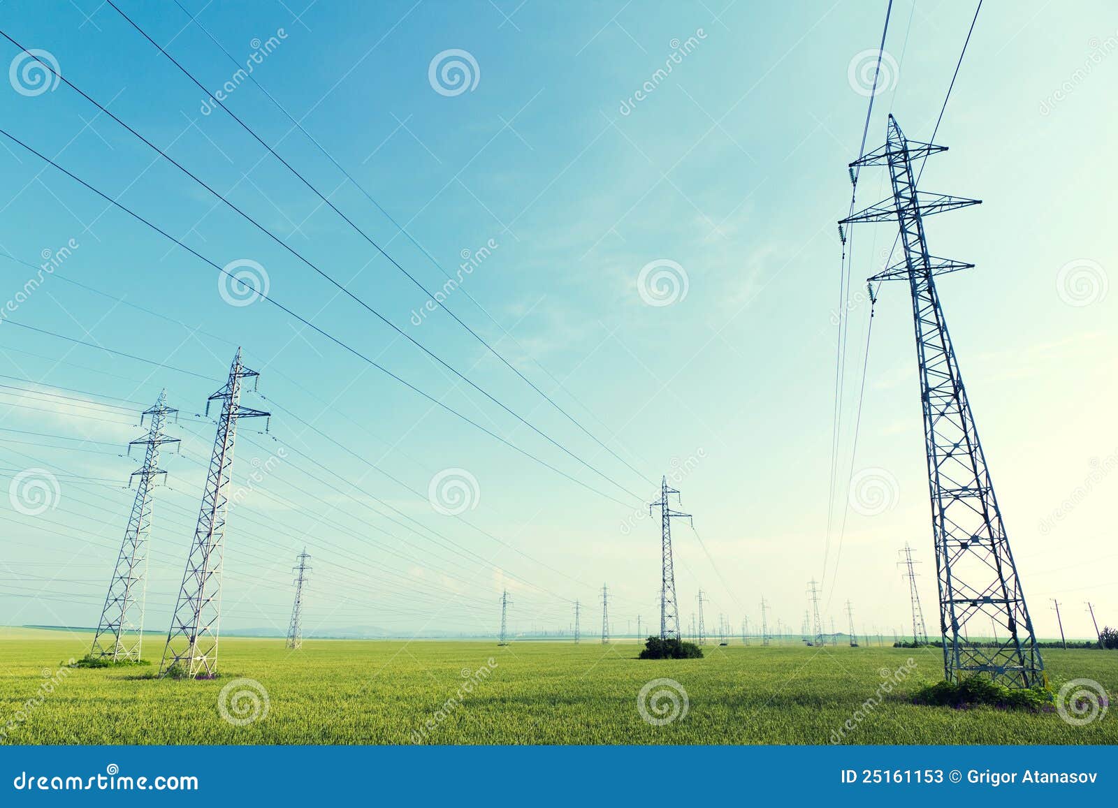 Electricity Pylons Royalty-Free Stock Photo | CartoonDealer.com #18087573