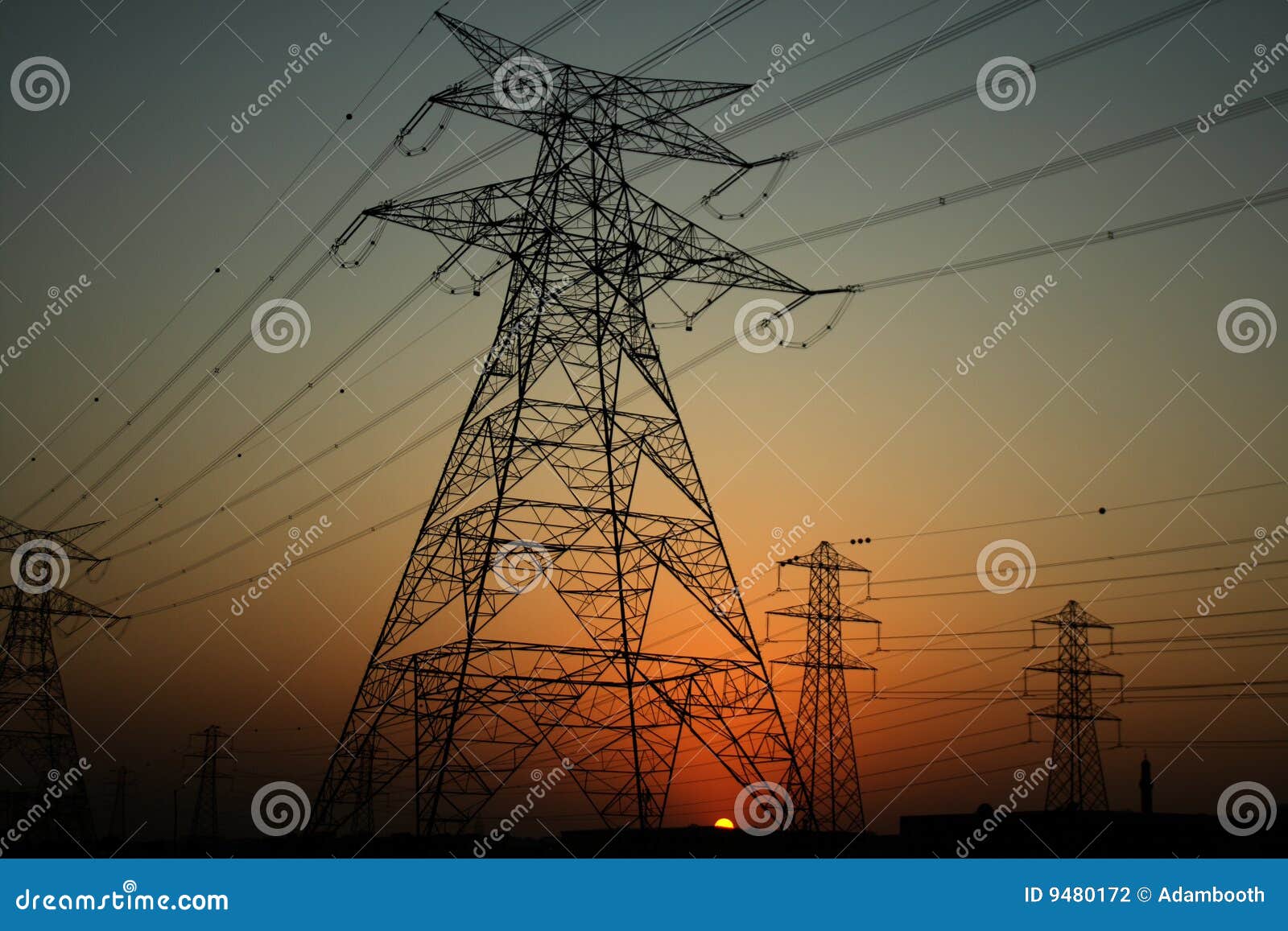 Electricity Pylons Royalty-Free Stock Photo | CartoonDealer.com #18087573