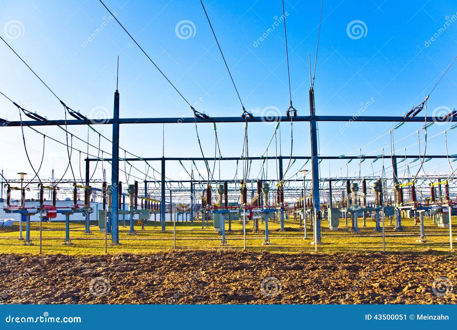 Electricity relay station stock image. Image of iron - 43500051