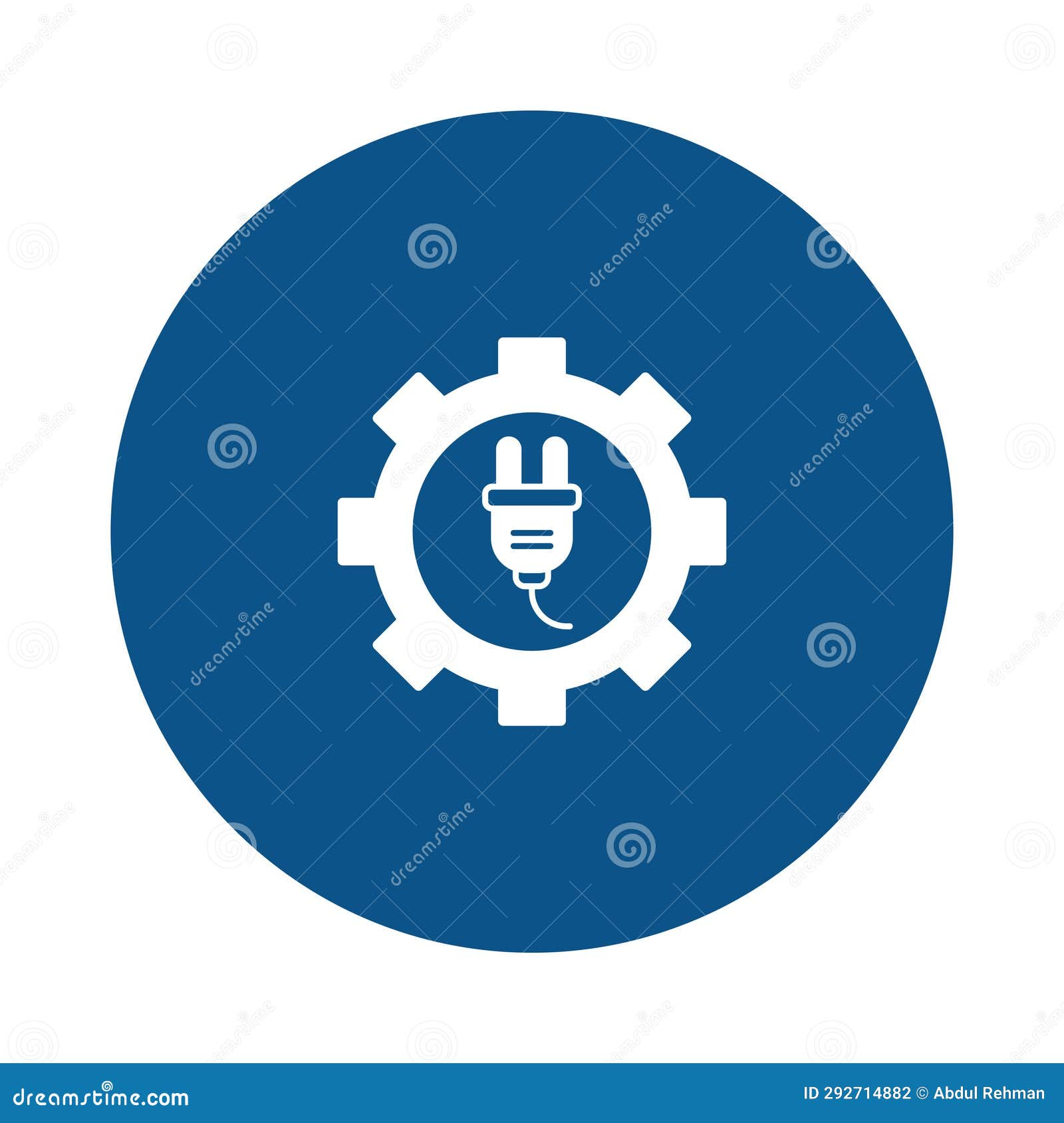 Electricity Settings Line Vector Icon Easily Modified Stock ...