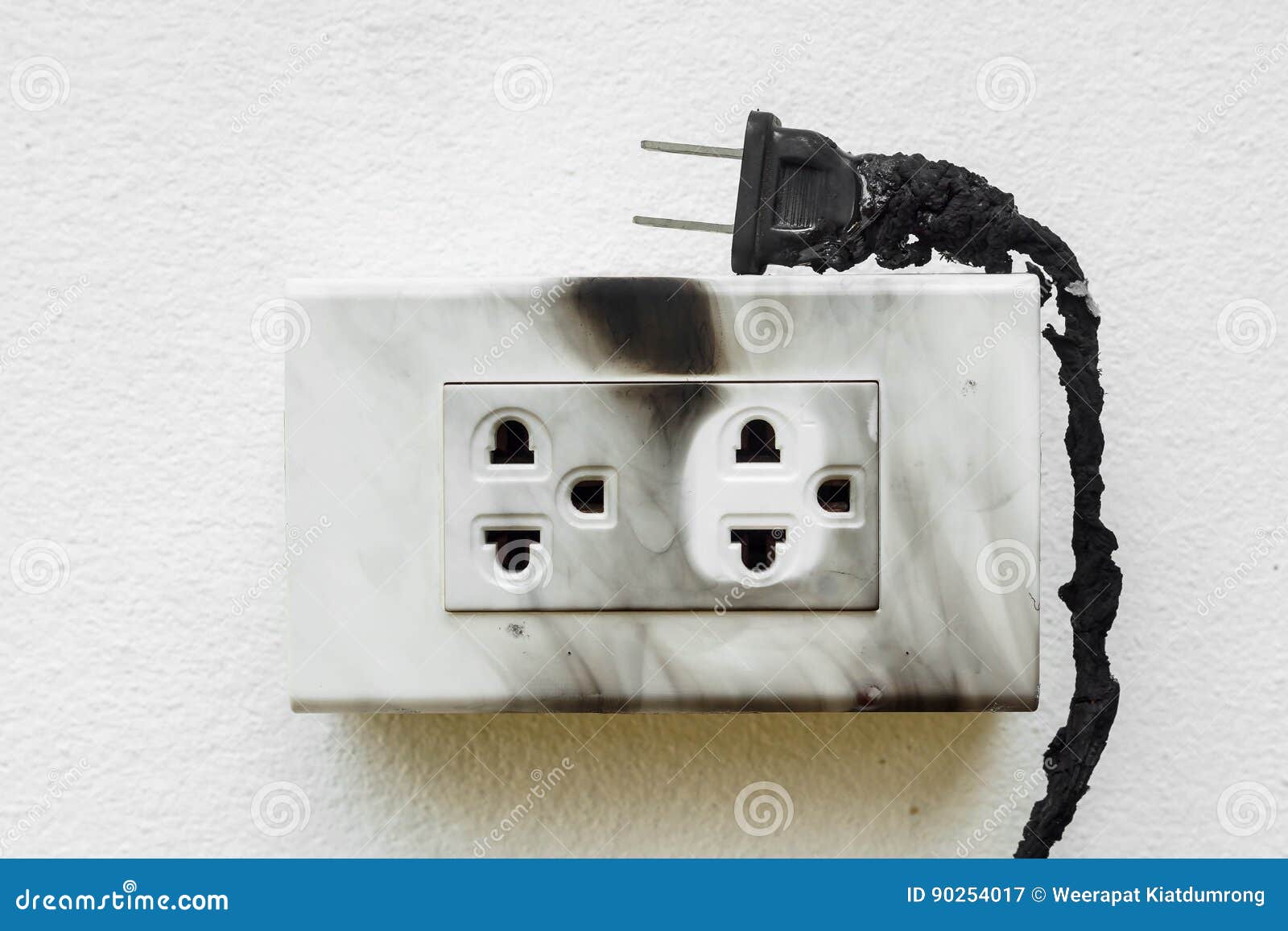 Electricity short circuit stock image. Image of danger - 90254017