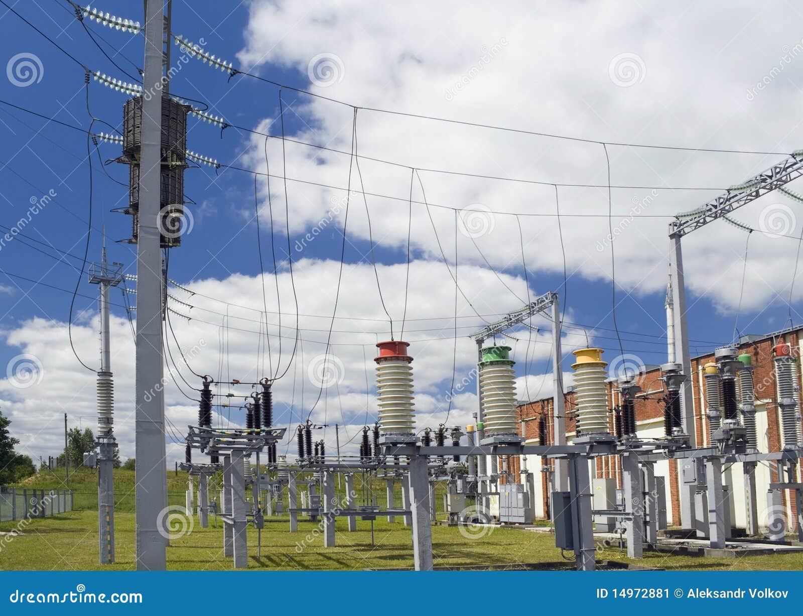 Electricity for a Small City Stock Image - Image of light, engineering ...