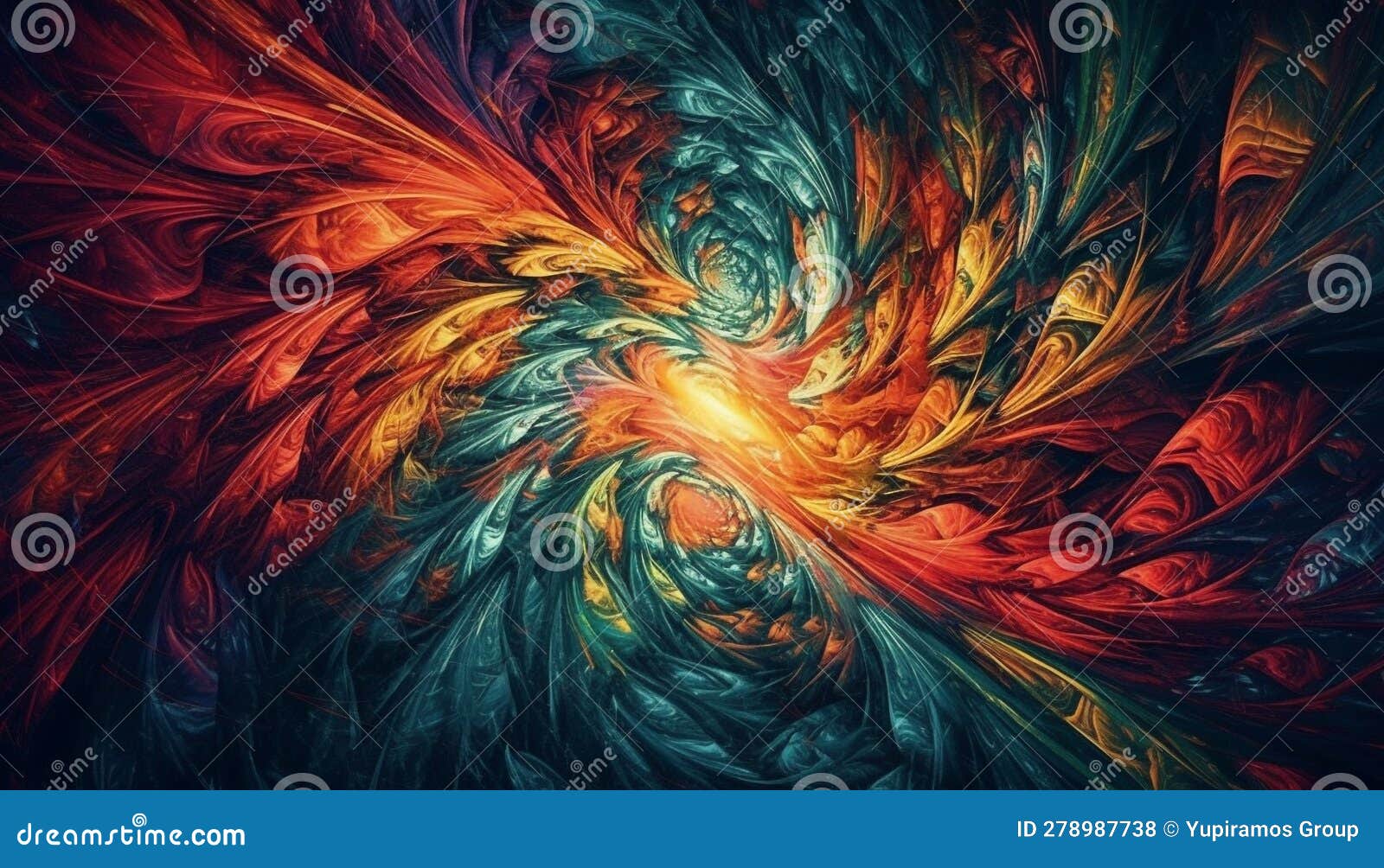 Electricity Sparks Imagination in Futuristic Computer Graphic Abstract ...