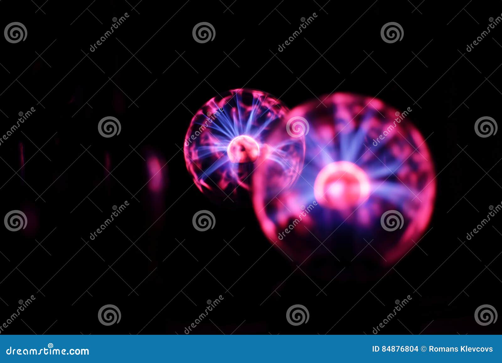 Electricity Static Fire-ball. Stock Photo - Image of core, header: 84876804
