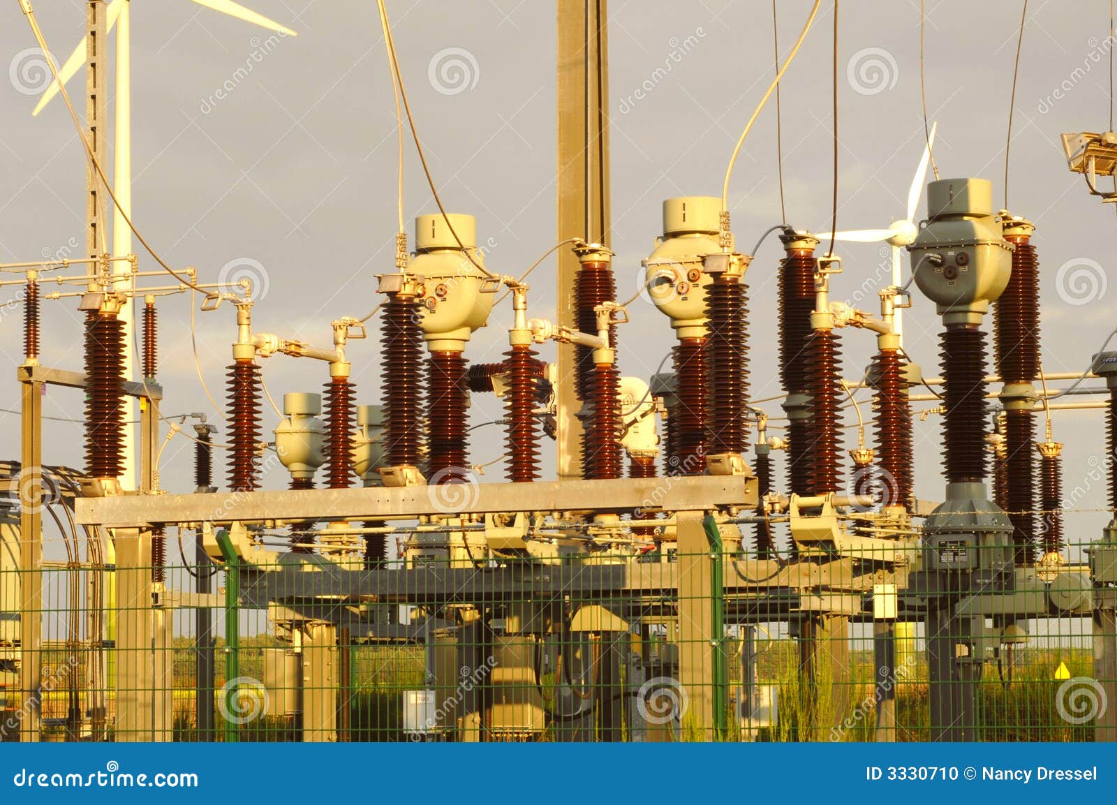 Electricity station stock photo. Image of cable, distribution - 3330710