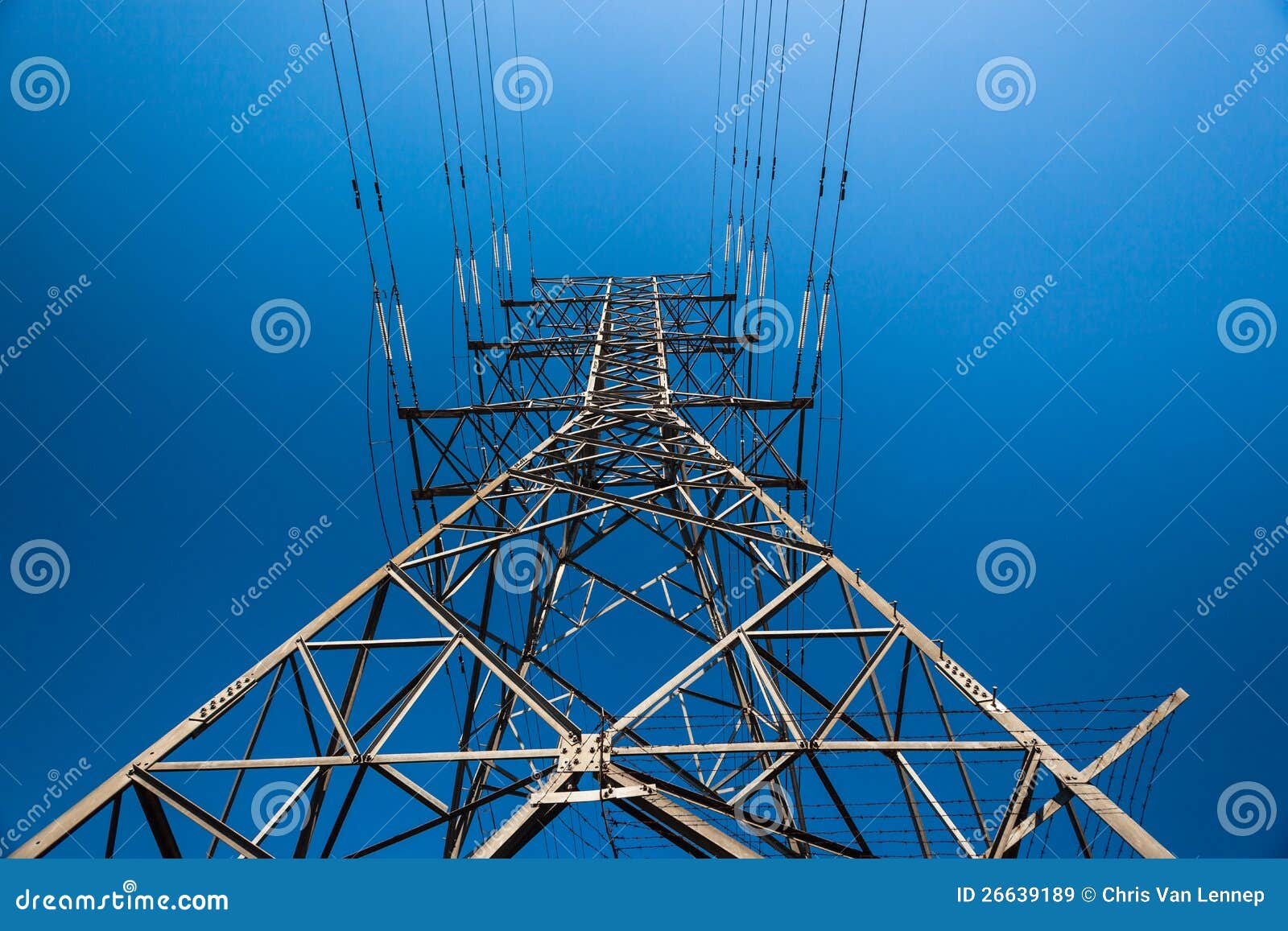 Electricity Steel Tower Details Stock Image - Image of detail, power ...