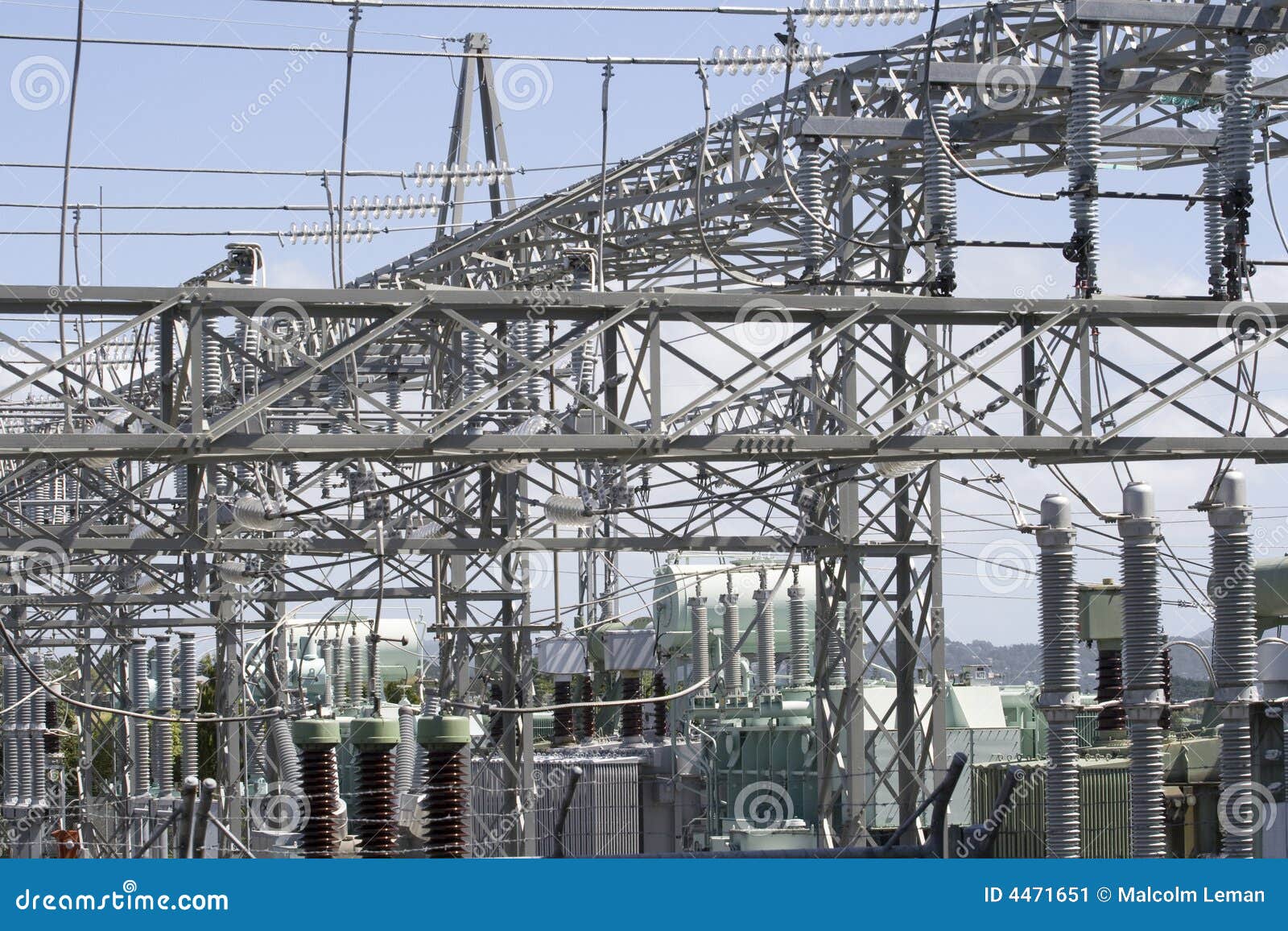 Electricity Sub-Station & Transformers Stock Image - Image of ...