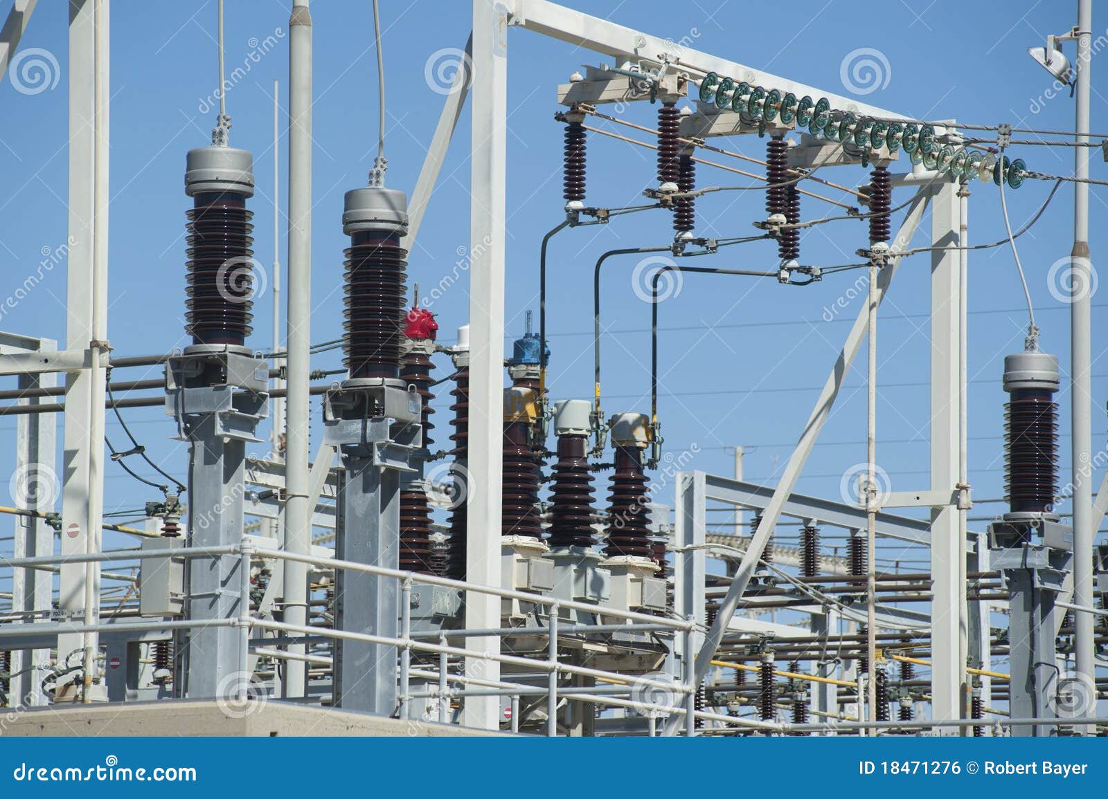 Electricity Substation stock photo. Image of substation - 18471276