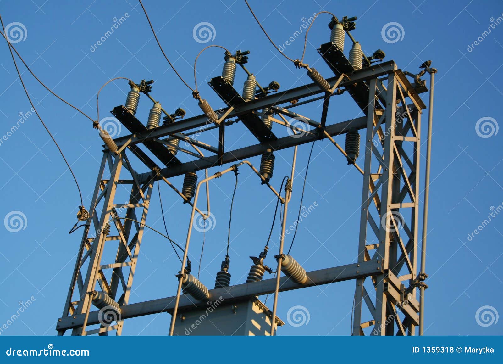 Electricity supply stock photo. Image of neck, hydro, supply - 1359318