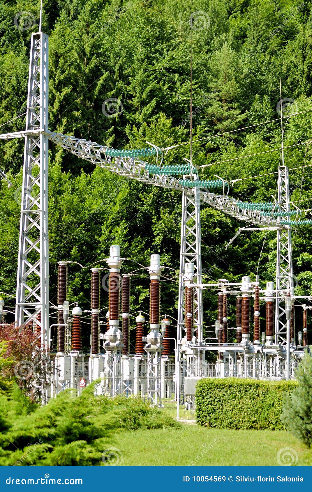Electricity Supply Station Setup Stock Image - Image of abstract ...