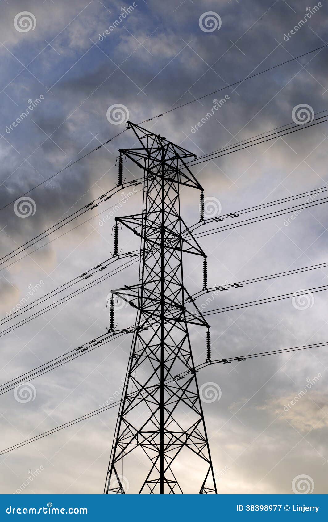 Electricity tower stock image. Image of industry, resource - 38398977