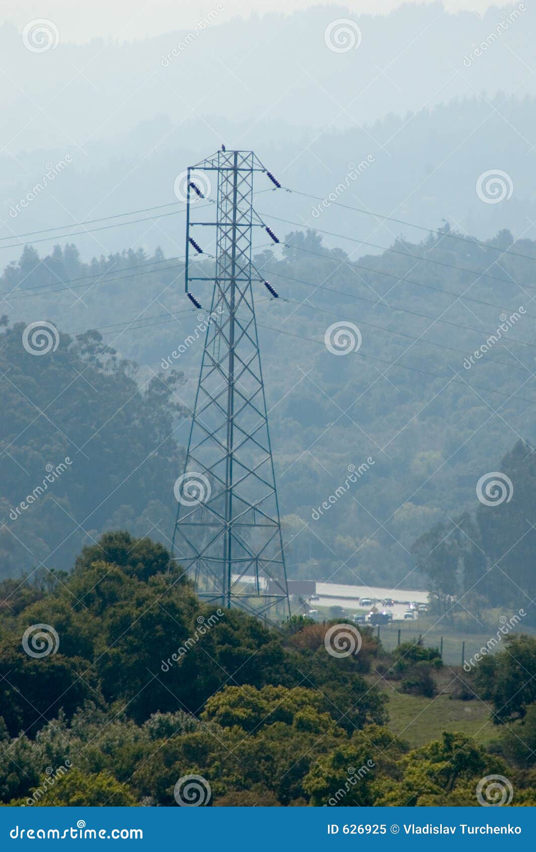 Electricity tower stock image. Image of mountains, nature - 626925