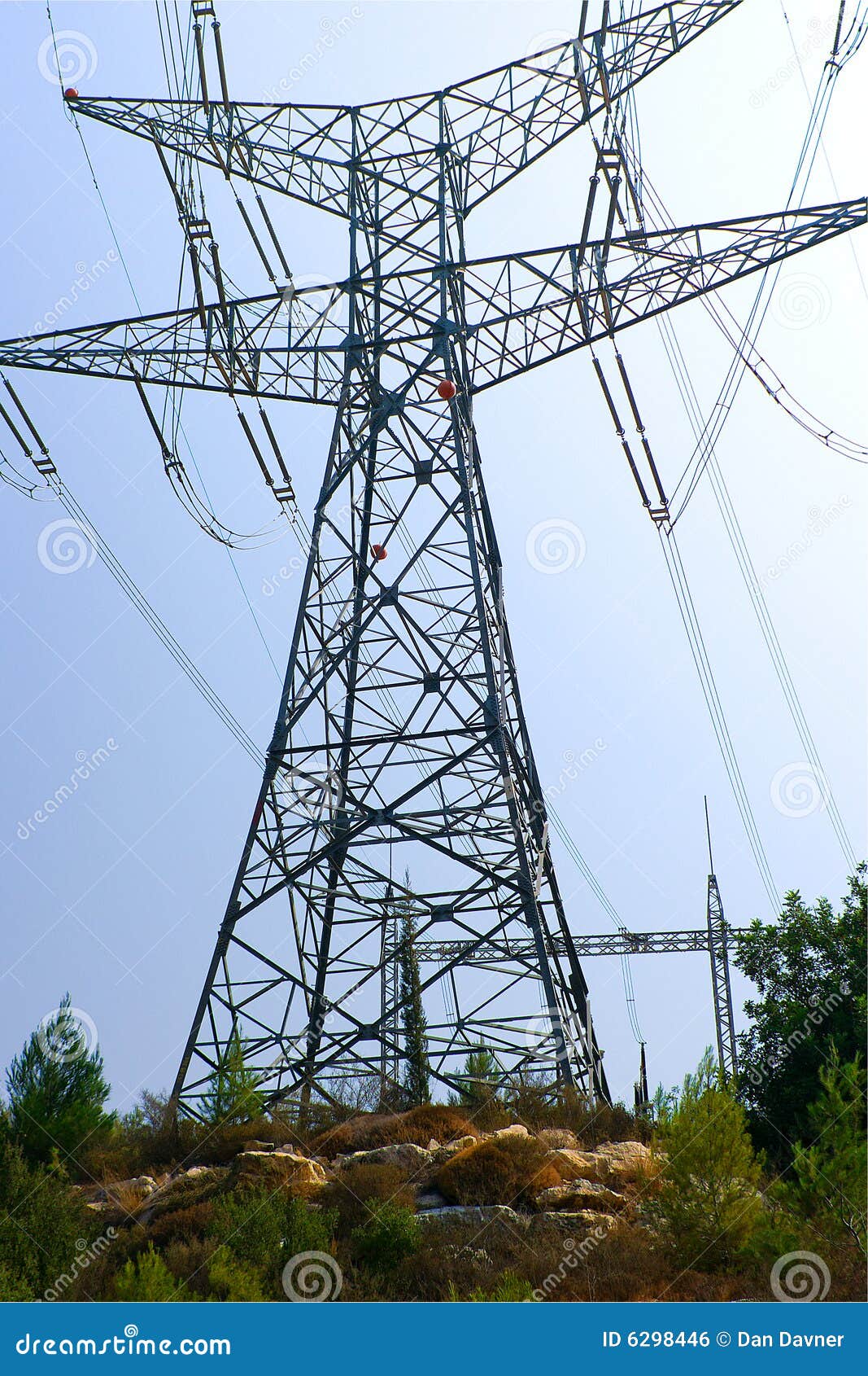 Electricity Tower Stock Photography | CartoonDealer.com #11079746