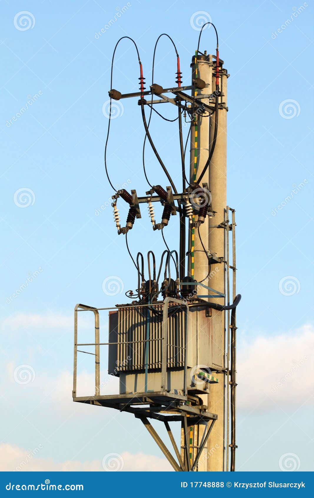 Electricity transformer stock photo. Image of power, transformer - 17748888