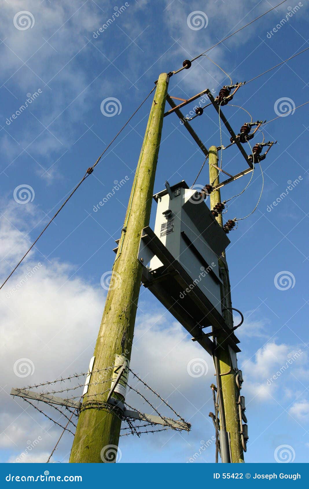 Electricity Transformer stock photo. Image of power, framework - 55422