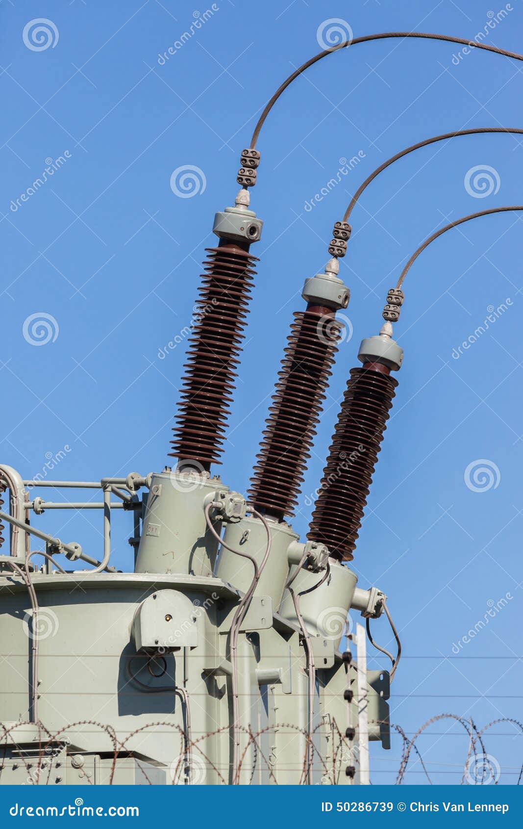 Electricity Transformer Connections Stock Image - Image of engineering ...