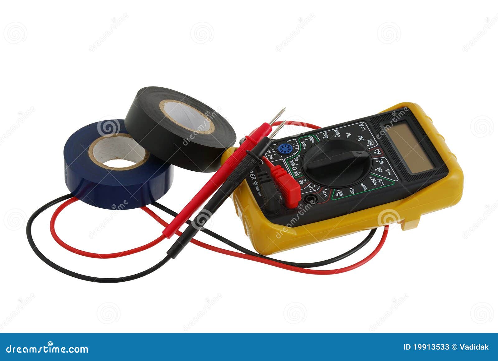 Electricity worker set stock image. Image of isolated - 19913533
