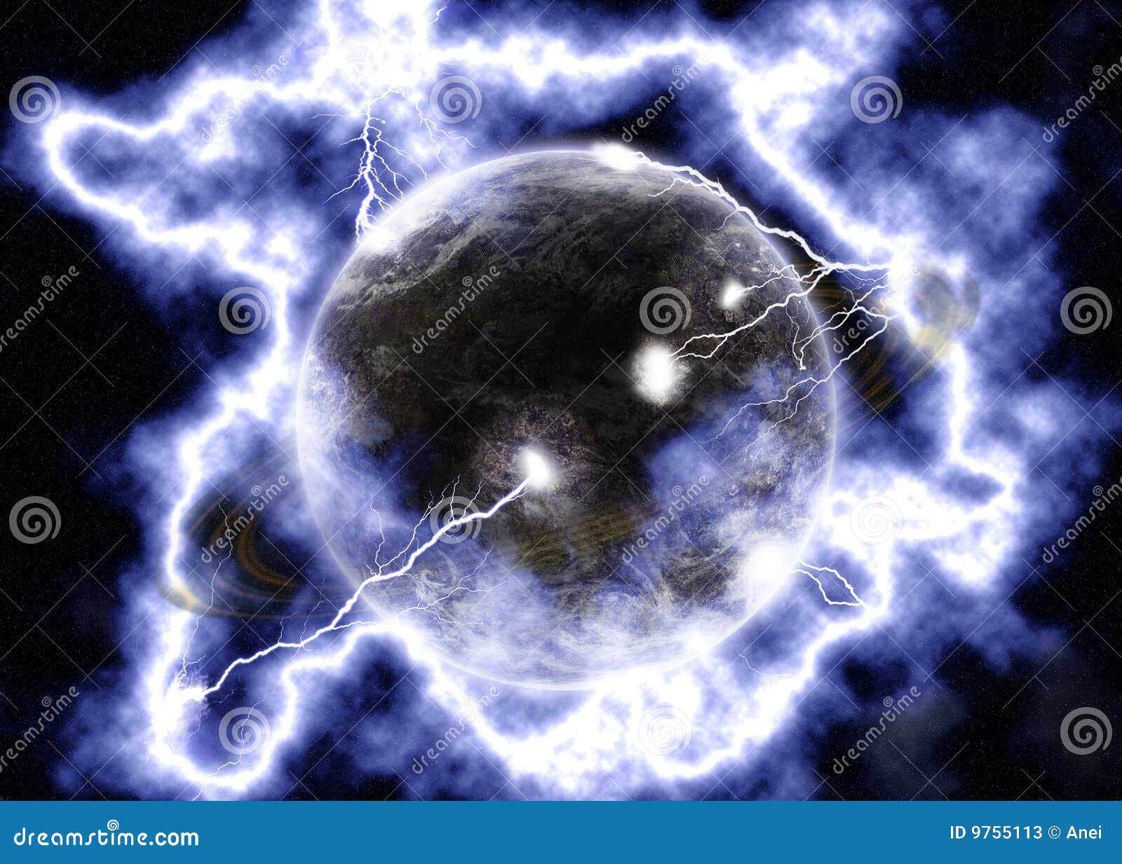 Electrifying stock illustration. Illustration of explosion - 9755113