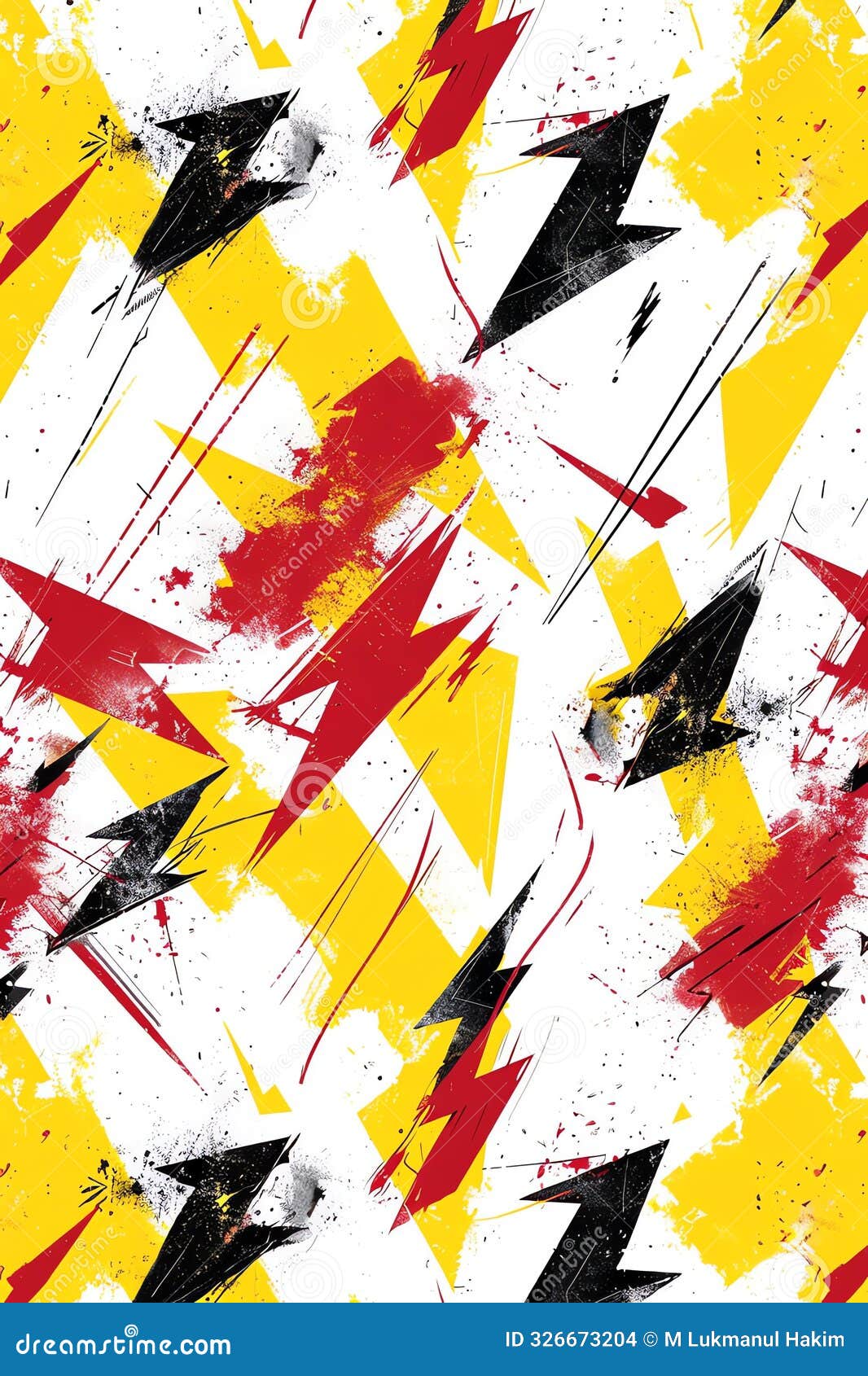 Electrifying Abstract Lightning Bolt Pattern. a Bold Design Element ...