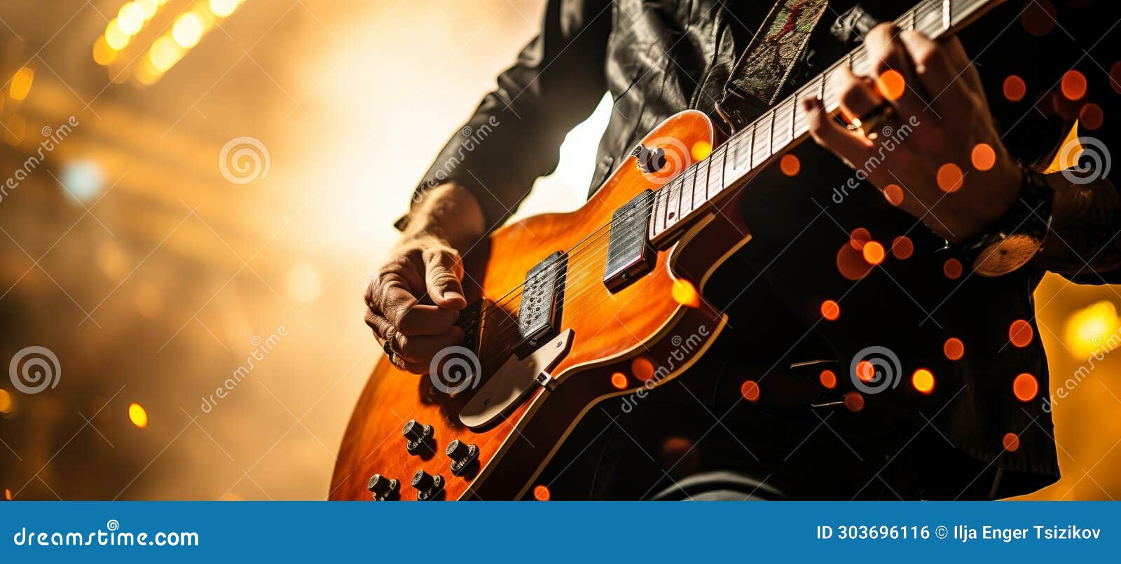 Electrifying Bokeh Background With Blurred Concert Visuals And Lively ...