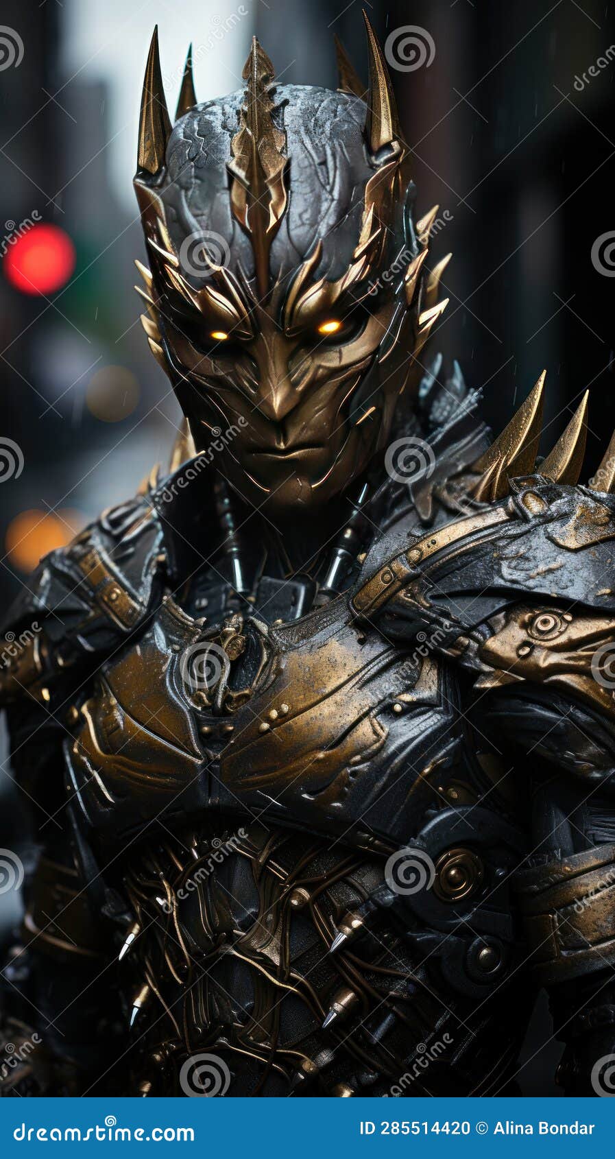 Electrifying Cyberbionic Gargoyles Over NYC. Created with Generative AI ...