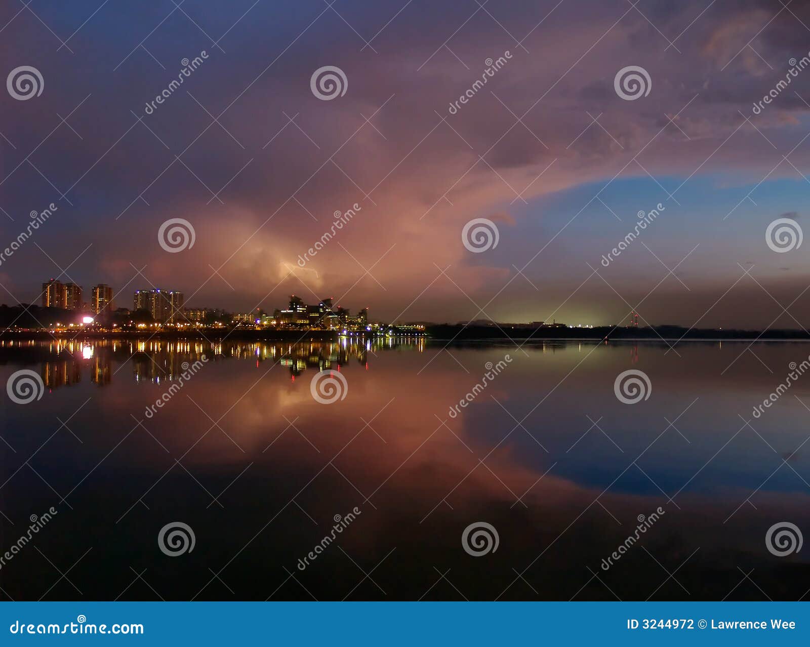 Electrifying Dusk stock photo. Image of sunset, calm, turbulence - 3244972