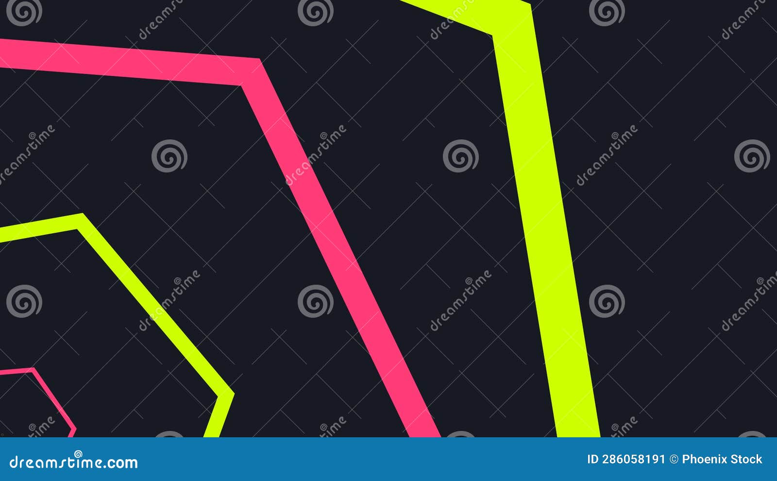 Electrifying Geometric Motion: Endless Glowing Journey through ...