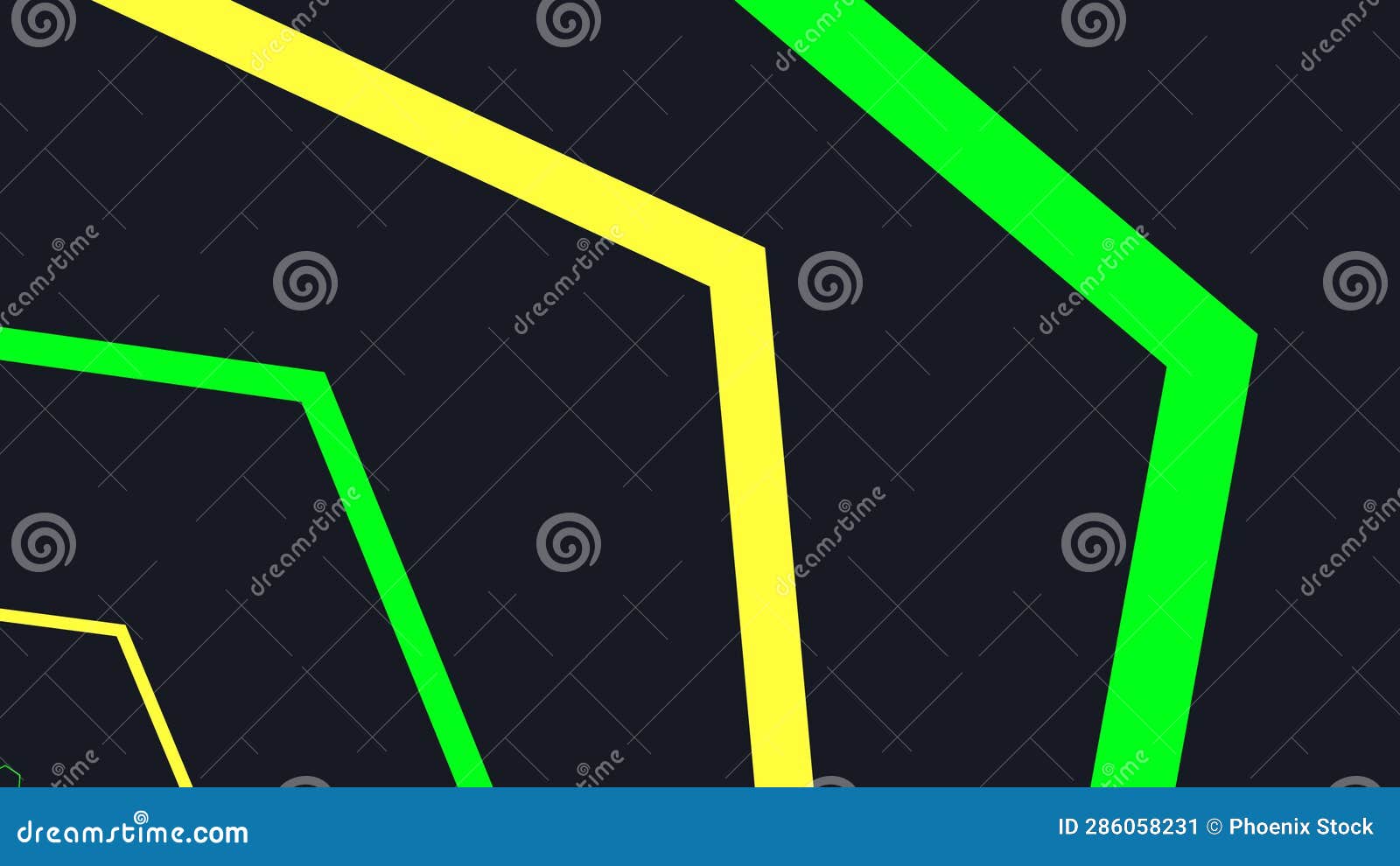 Electrifying Geometric Motion: Endless Glowing Journey through ...