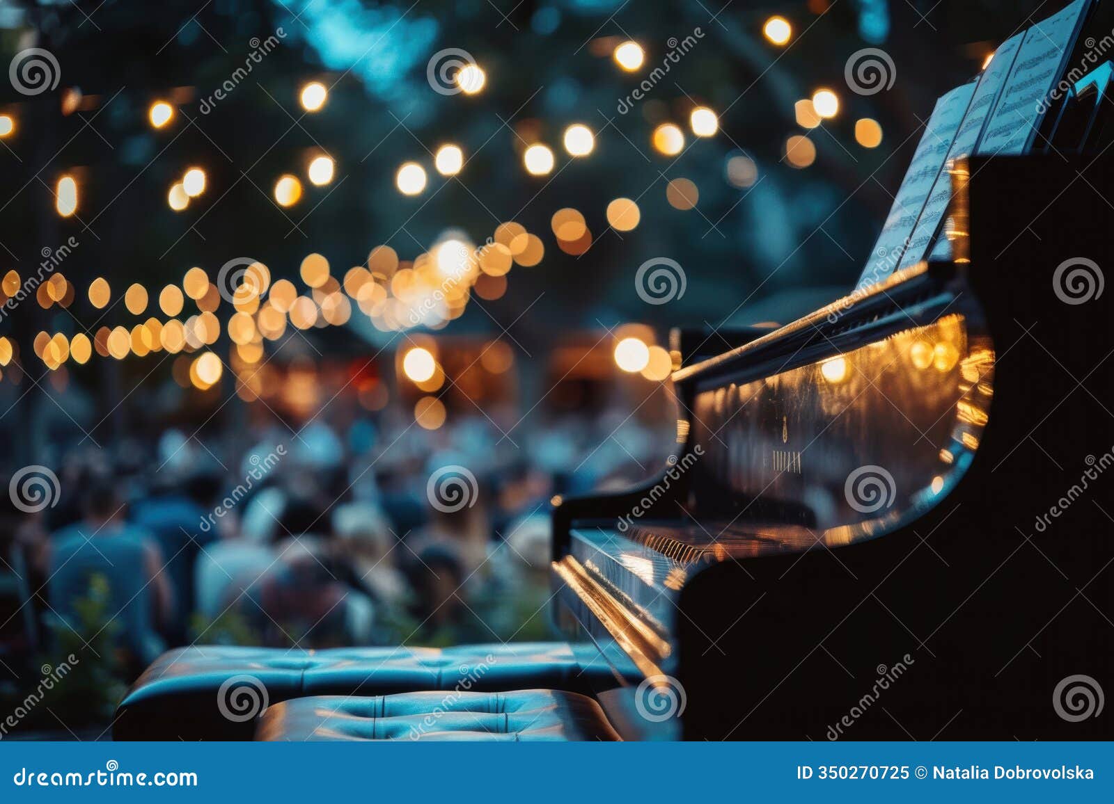 Electrifying Live Music Concert with a Glowing Stage Stock Image ...