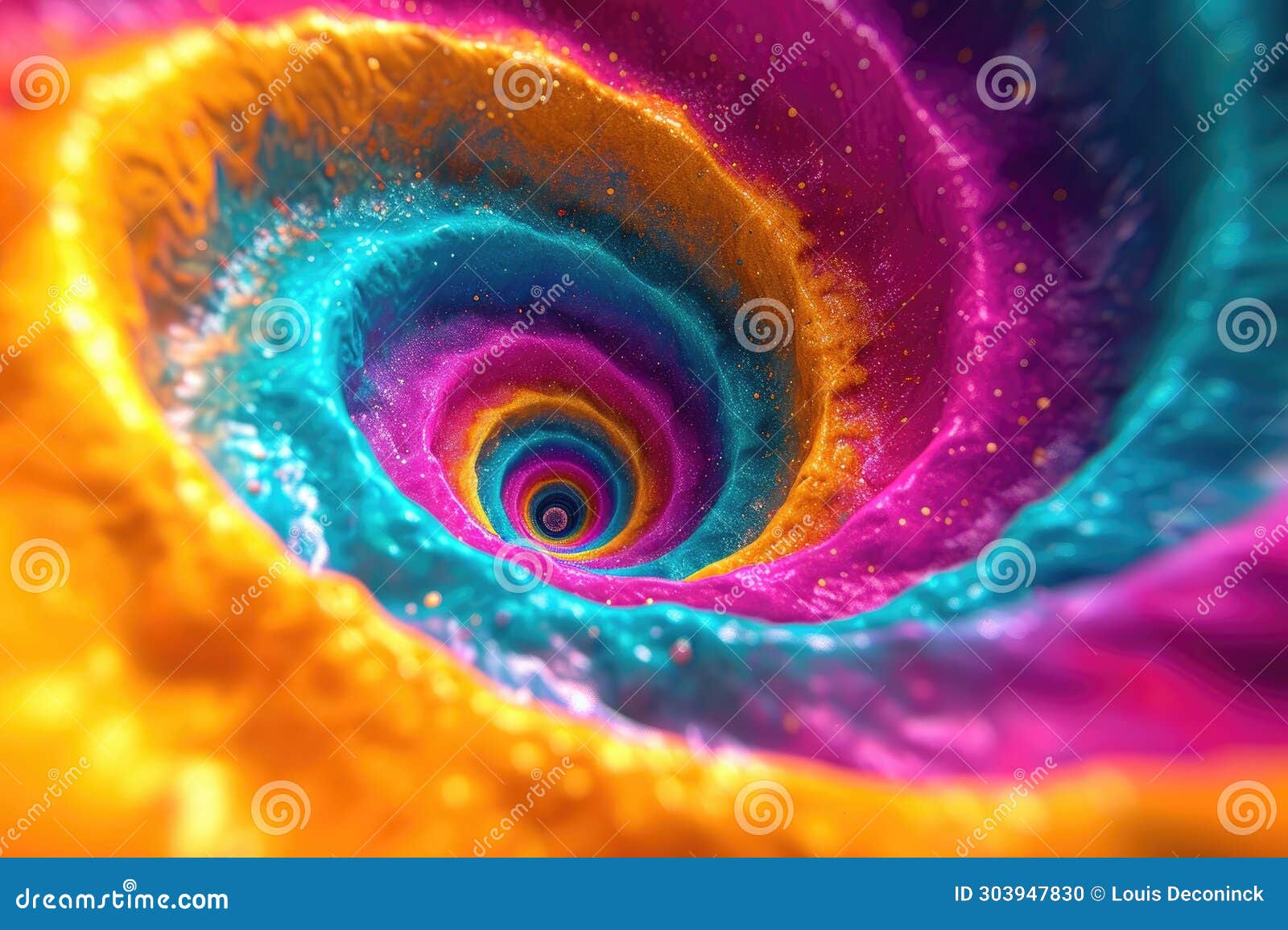 Electrifying Psychedelic Vortex Stock Illustration - Illustration of ...