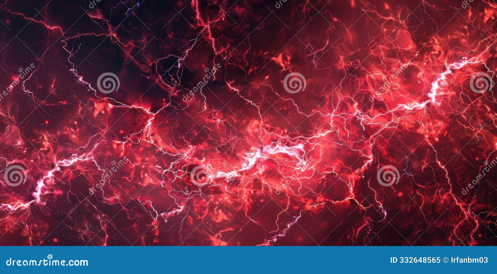 Electrifying Red Lightning Background. High-Detailed Plain Background ...