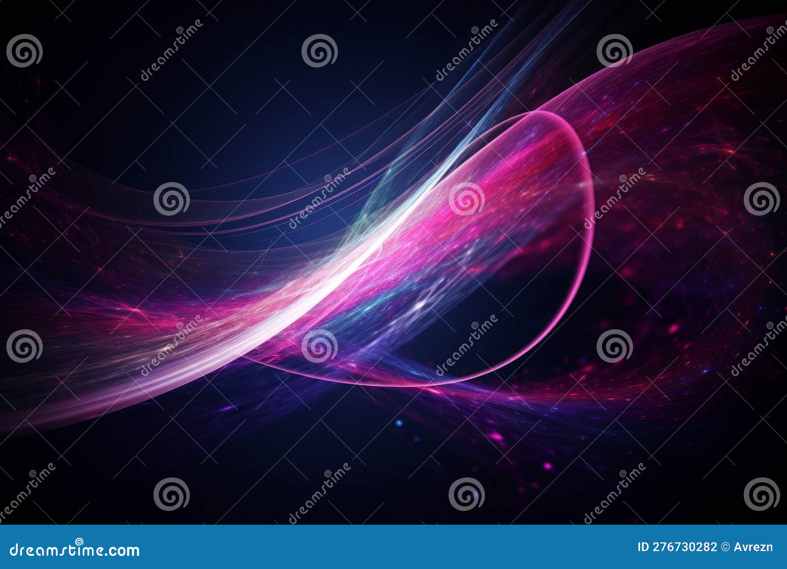 Cosmic Kinetics: a Bright Light Streak in Space, Generative AI Stock ...