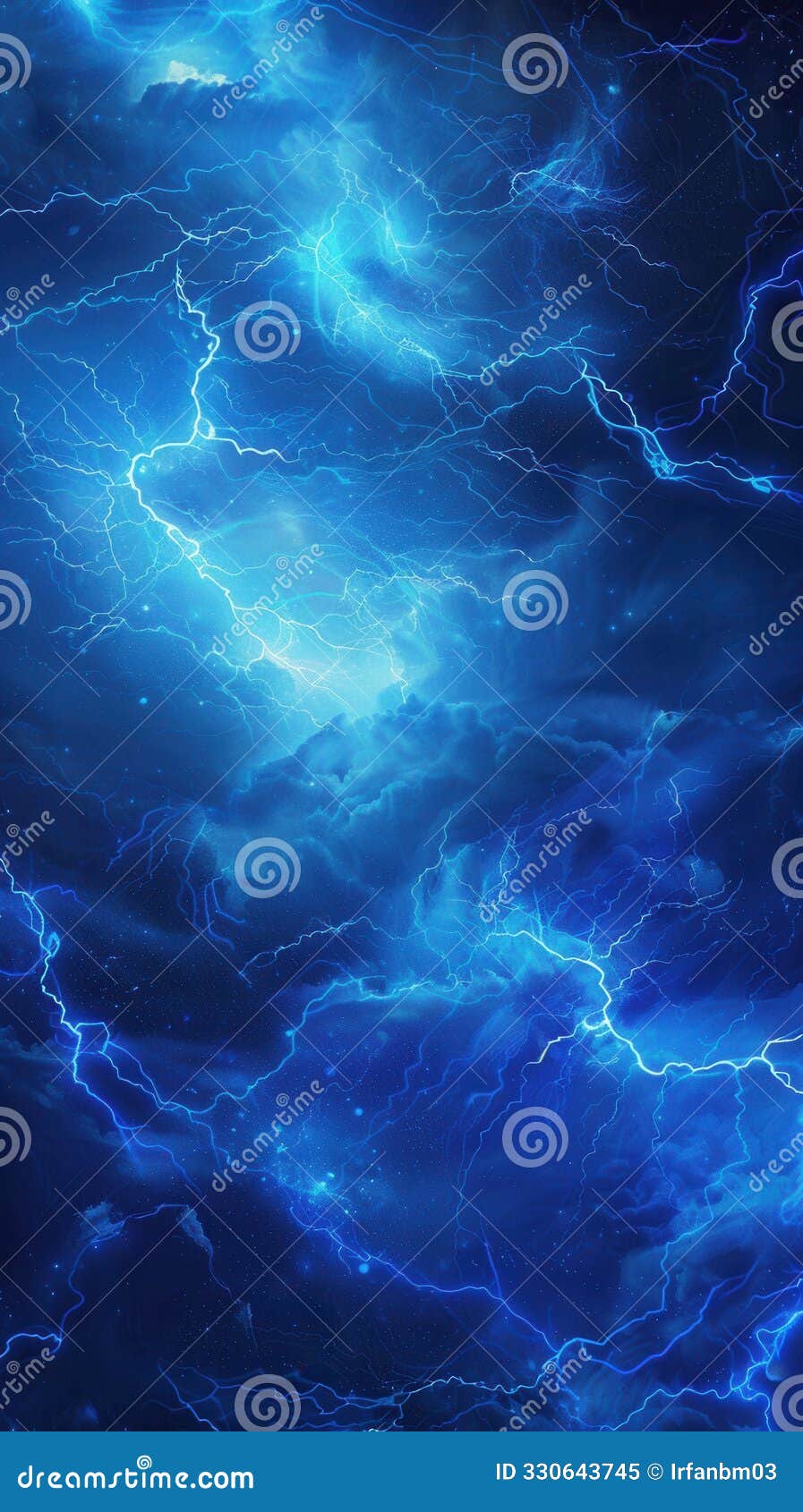 Electrifying Storm. Dramatic Lightning Strikes on a Detailed Plain ...