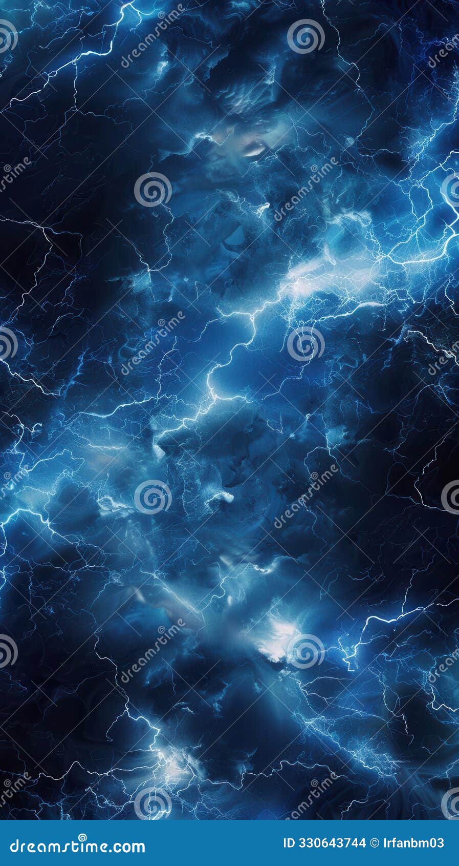 Electrifying Storm. Dynamic Lightning Background Stock Photo - Image of ...