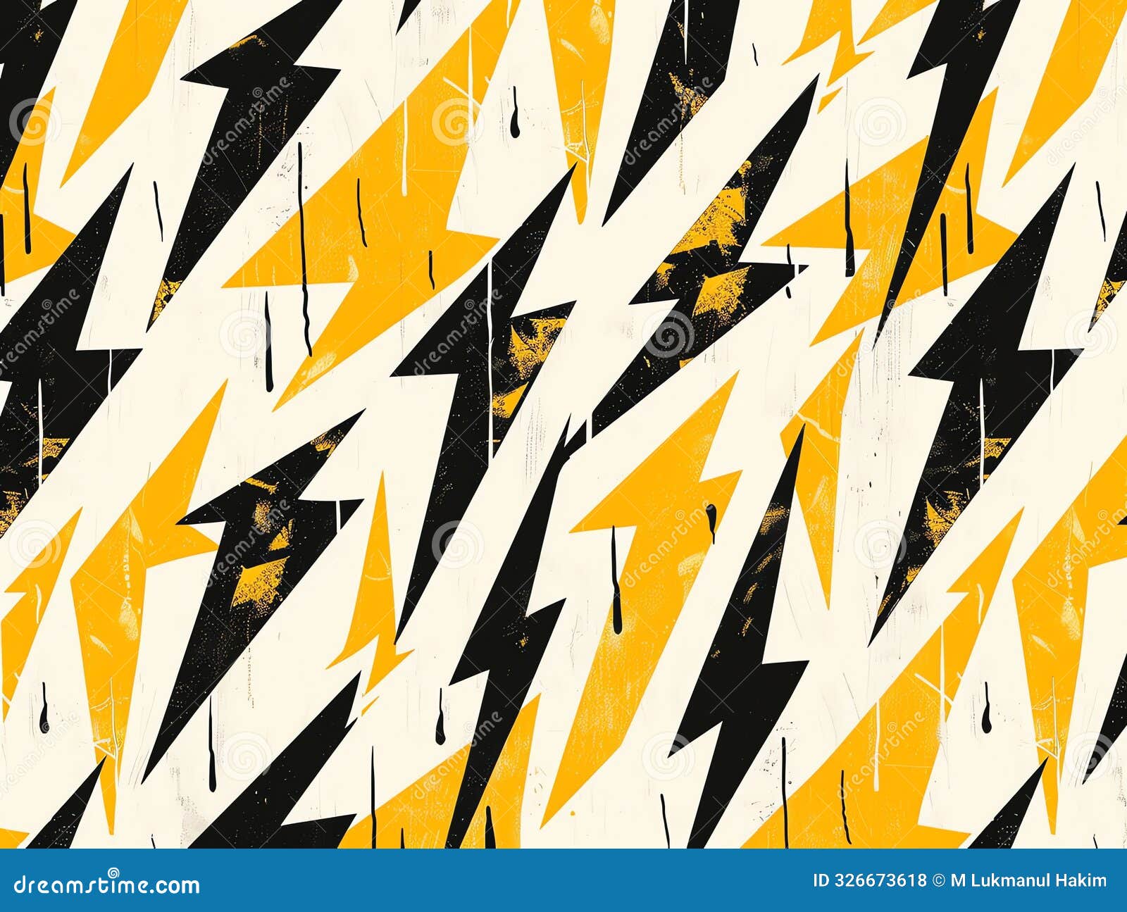 Electrifying Yellow and Black Lightning Bolt Pattern. Vibrant Background for Energy, Power, and ...