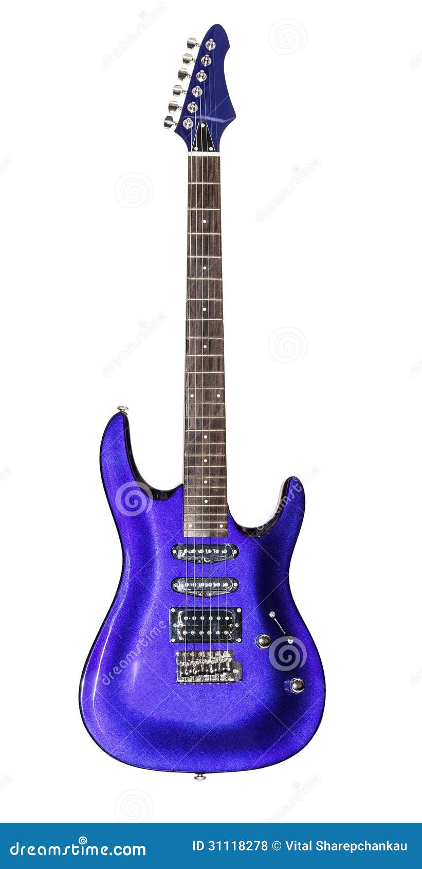 Electro guitar. stock photo. Image of fender, guitarist - 31118278